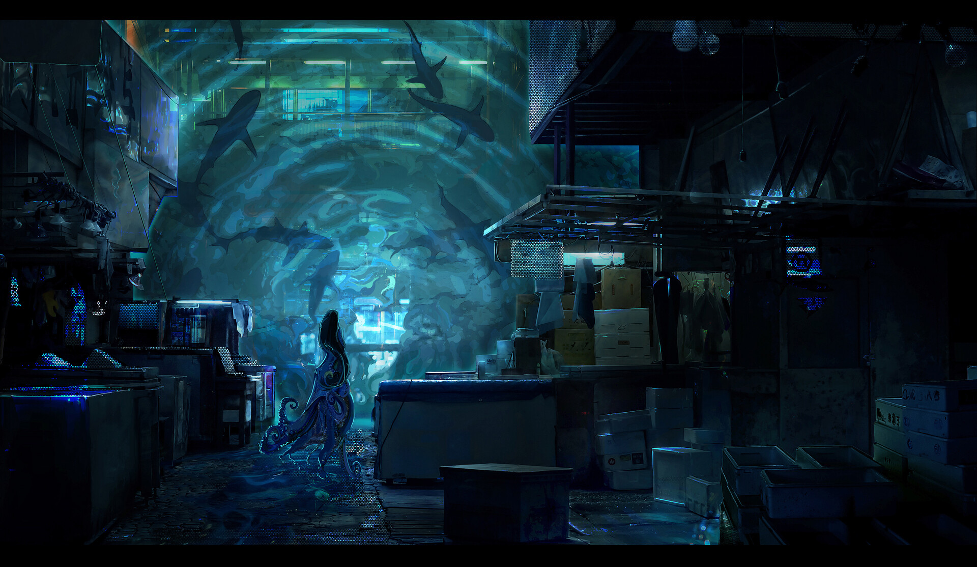 ArtStation - Deep aisle