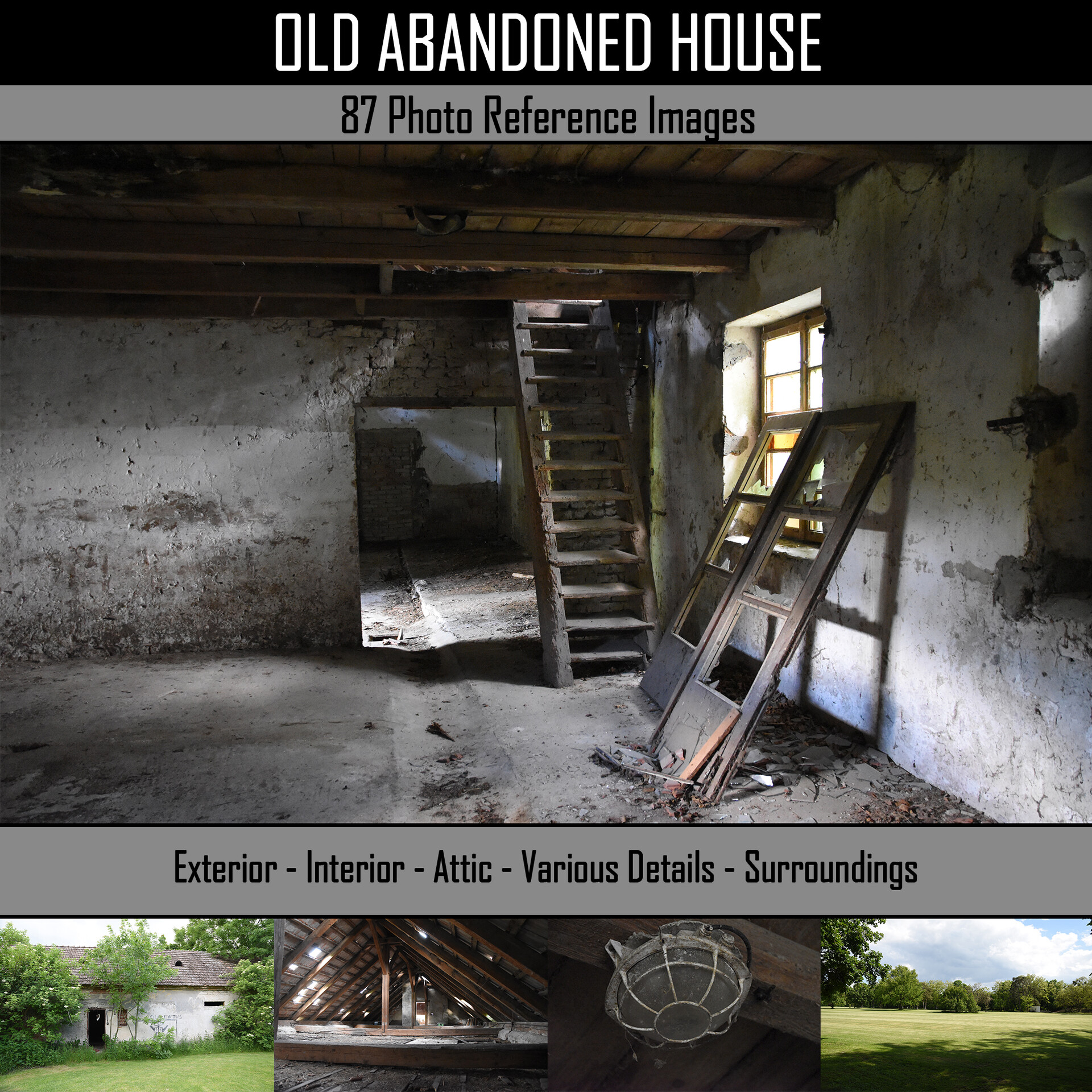 ArtStation - OLD ABANDONED HOUSE - 87 Photo Reference Images