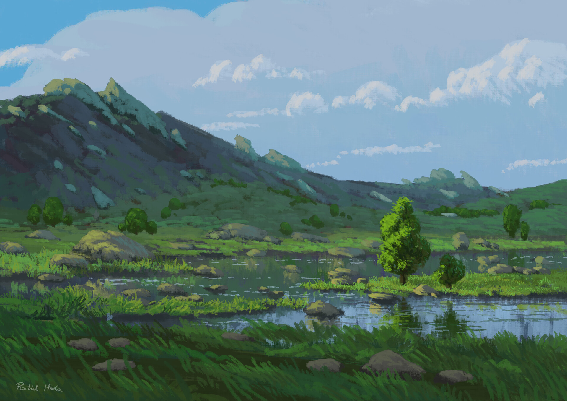 ArtStation - Cloudy day