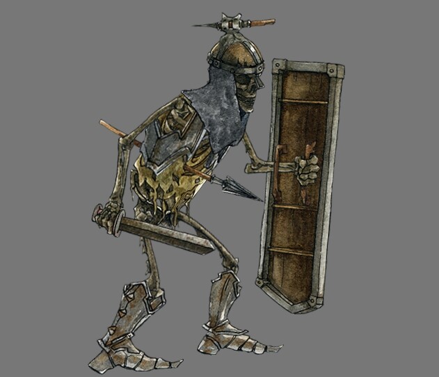 ArtStation - Animation skeleton in Spine2D