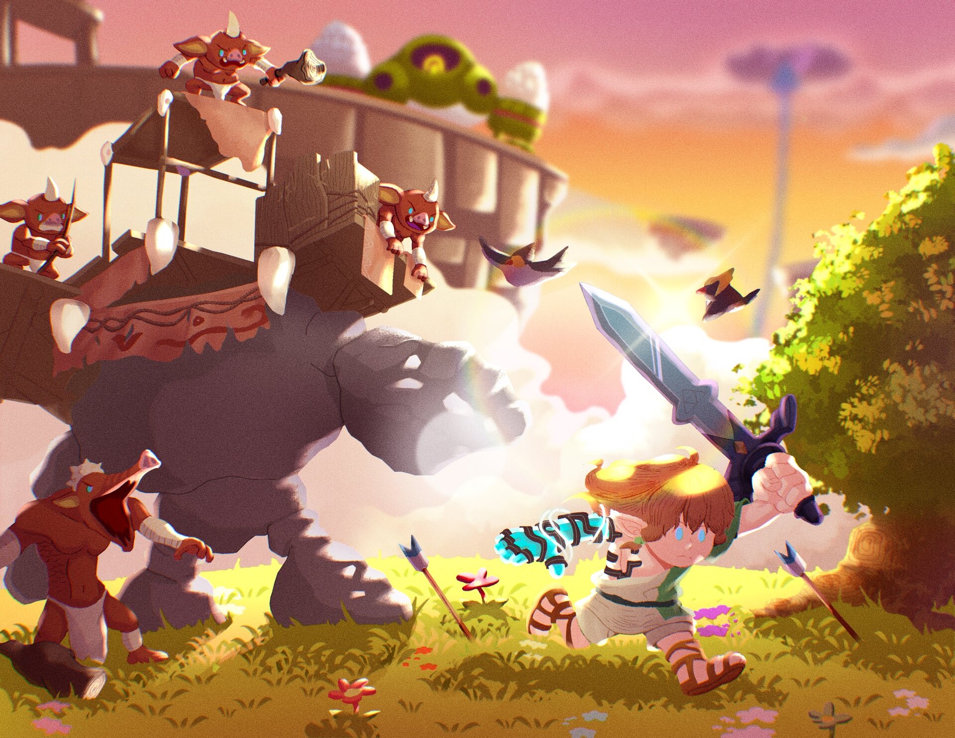 ArtStation - zelda 2 fanart