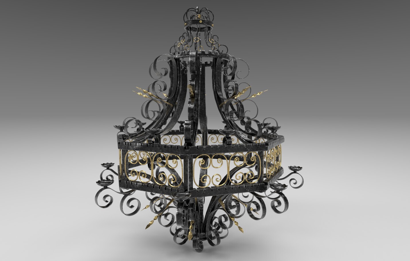ArtStation - Gothic Chandelier