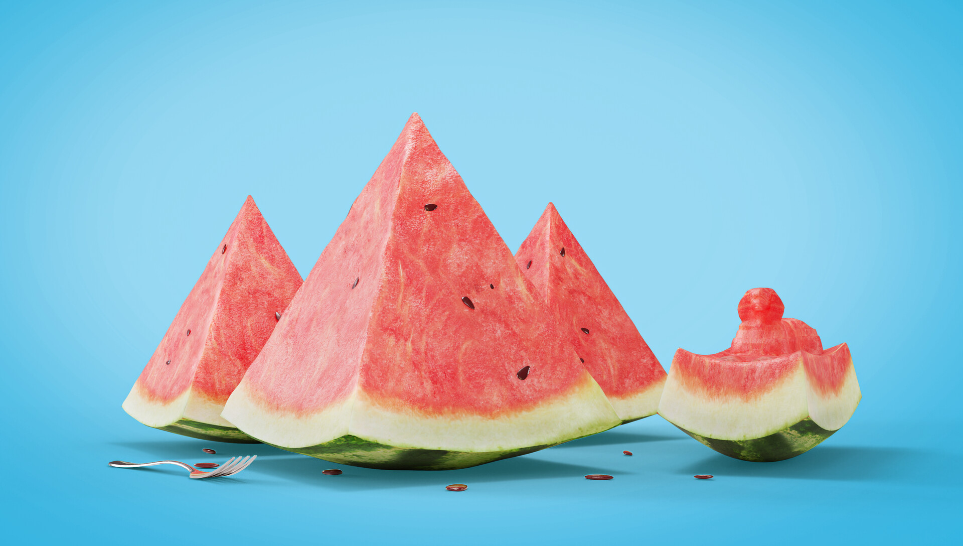 Pyramid Watermelons