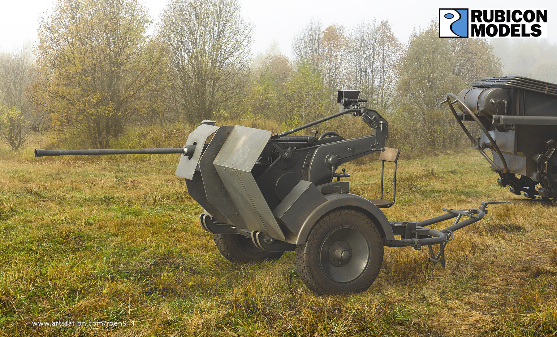 ArtStation - Rubicon Models - German 2cm Flak 30