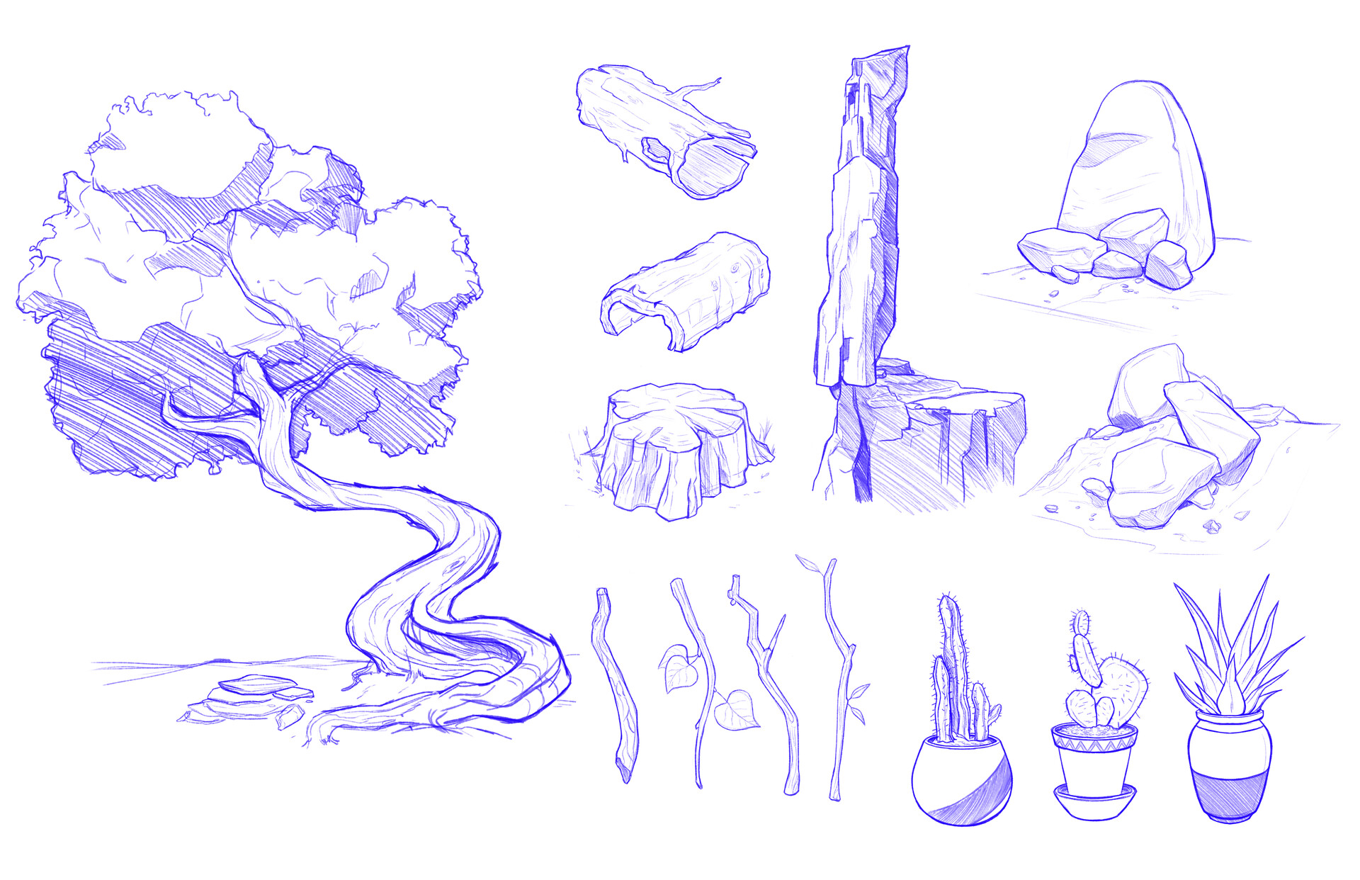 ArtStation - Nature Elements 1