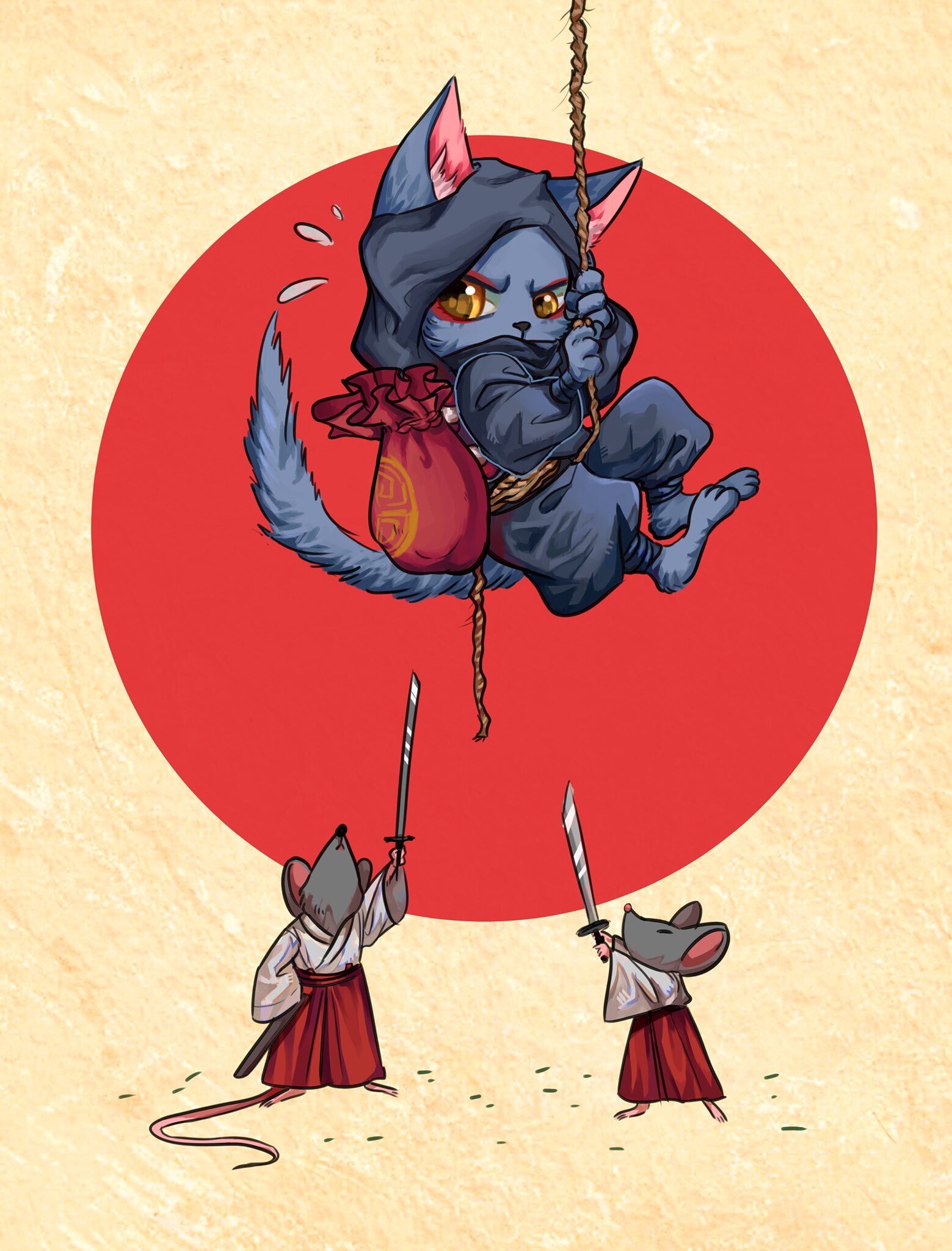 ArtStation - Ninja Cat