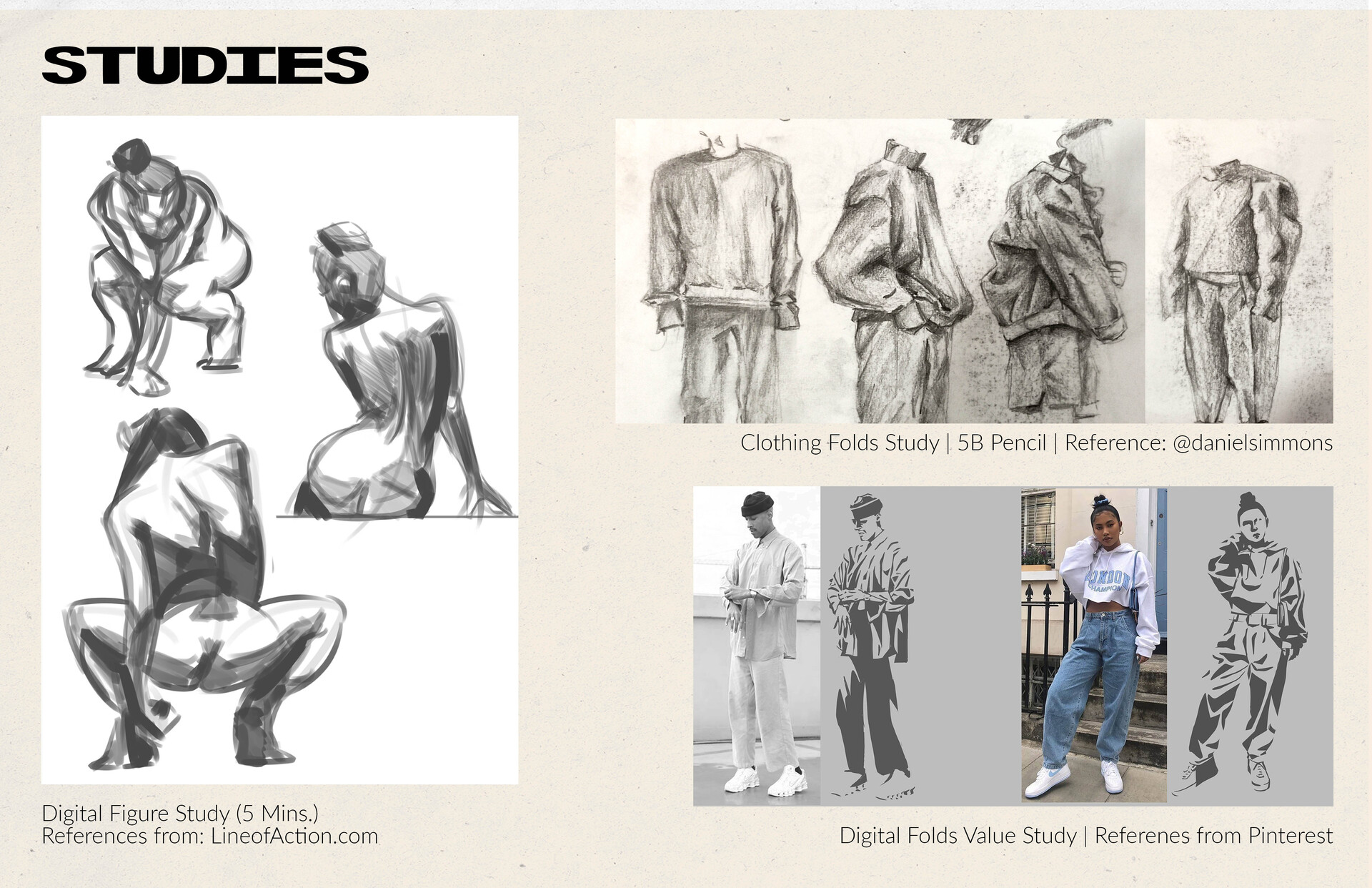 ArtStation - 2021 Animation Portfolio - Studies and Sketches