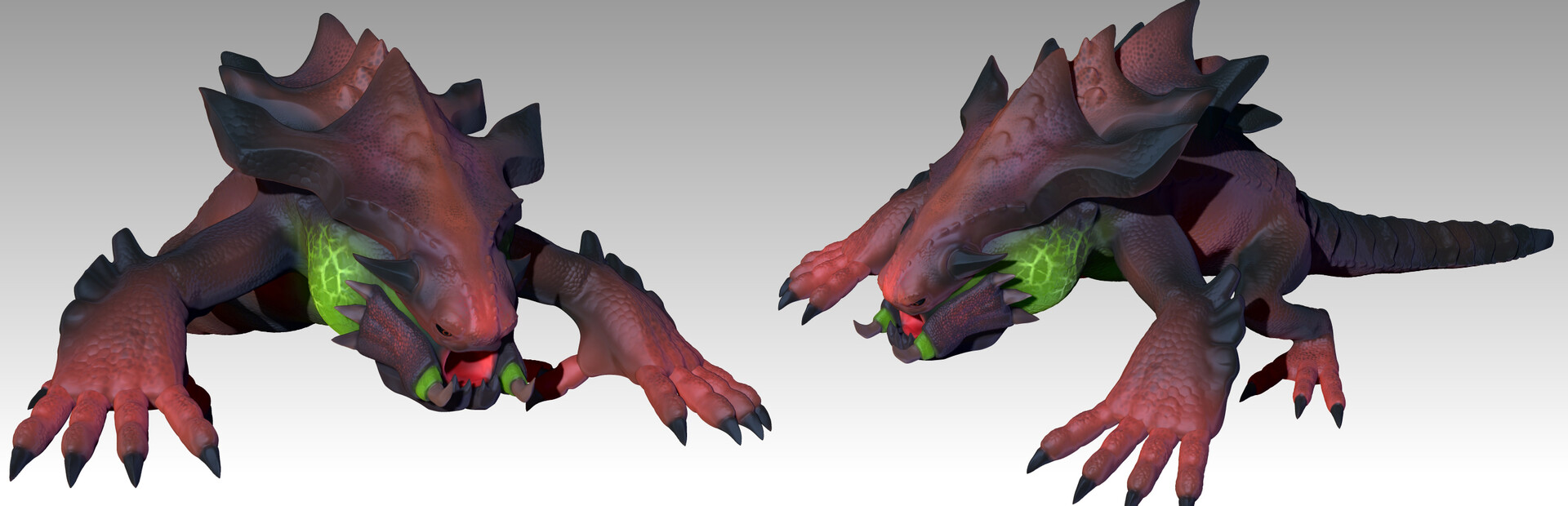 ArtStation - Monster ZBrush practice