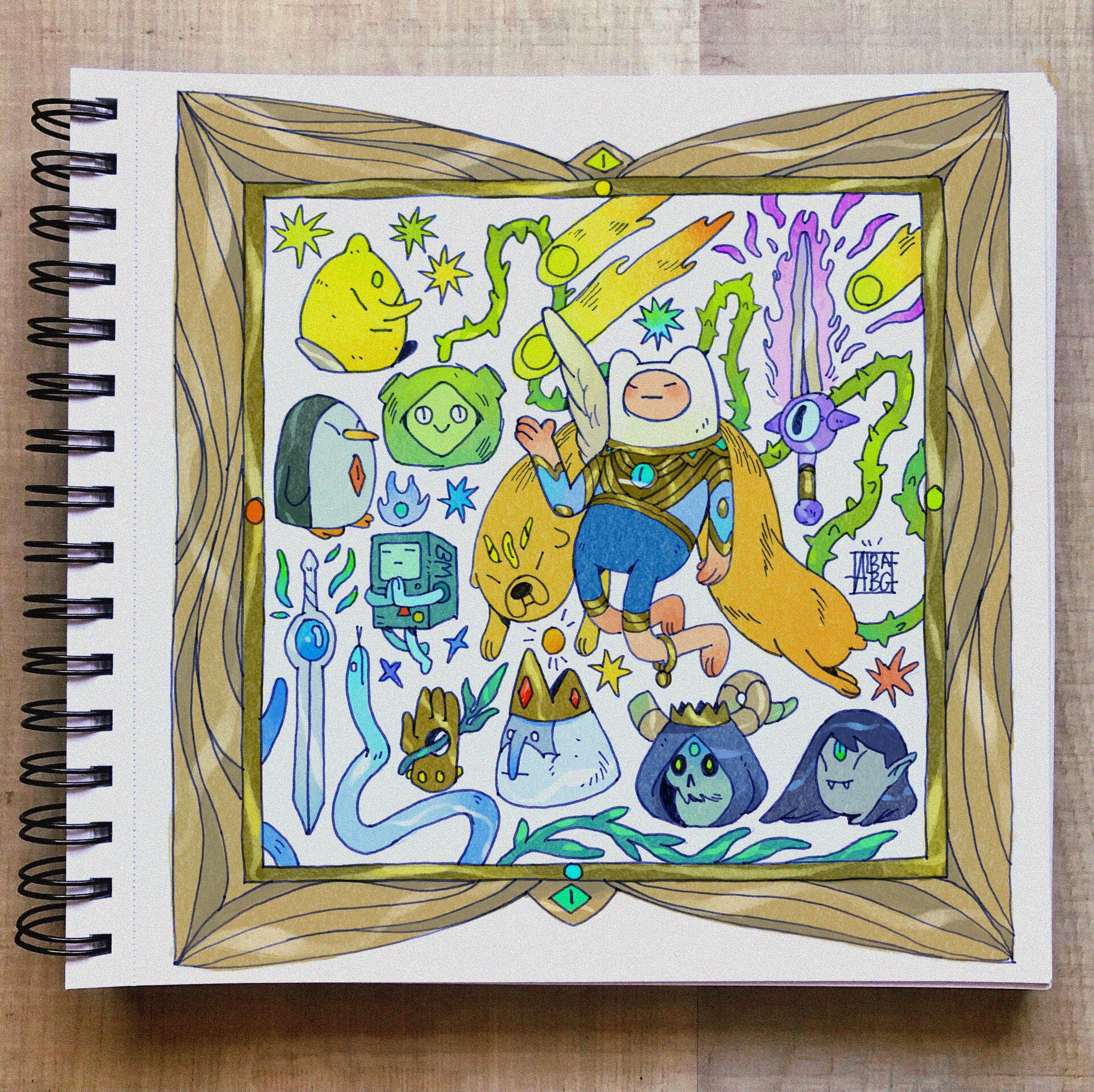 ArtStation - Adventure Time fanart! 🌿🌞☄️👁🖤