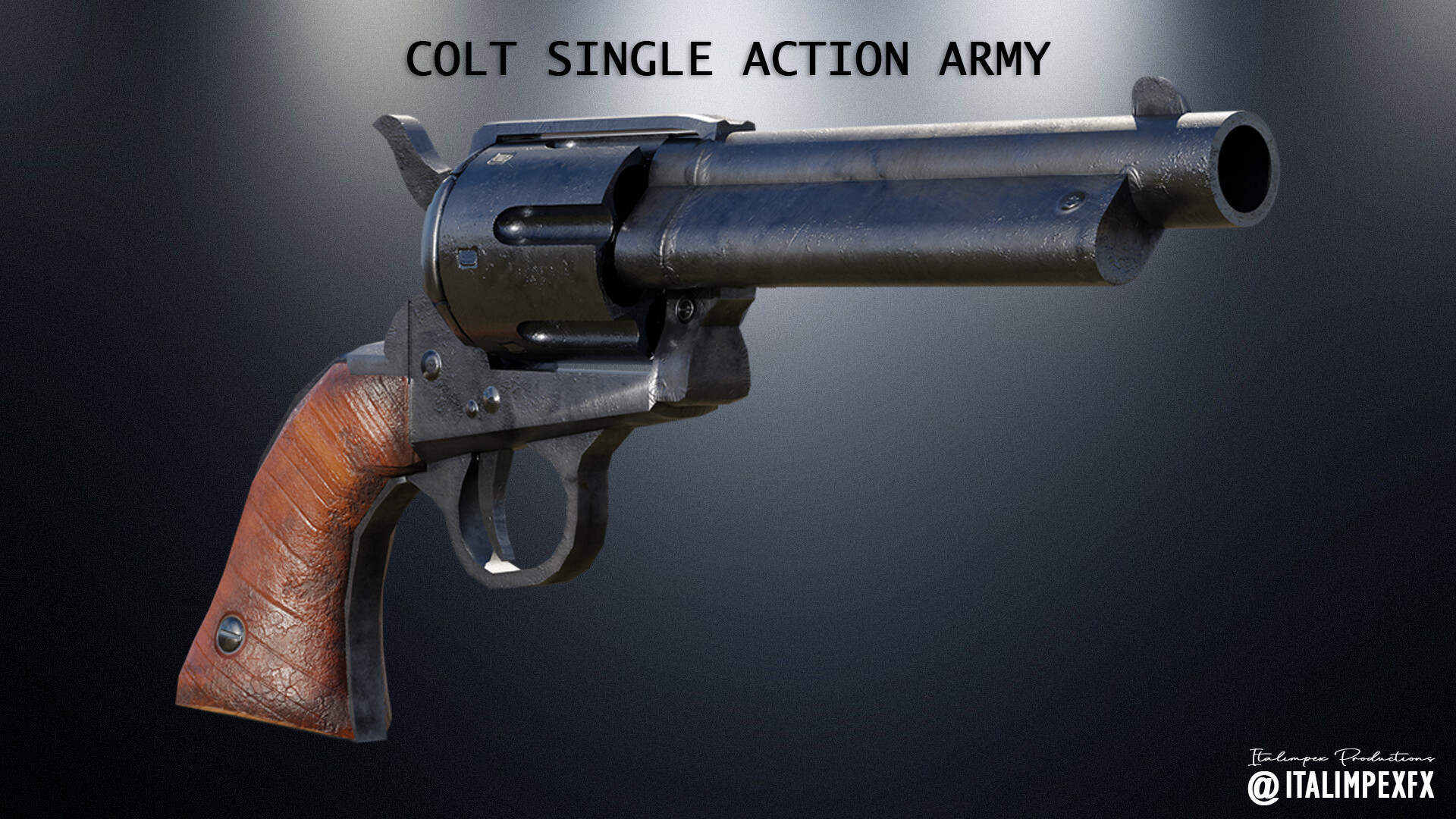 ArtStation - GAME-READY WEAPON: Colt Single Action Army