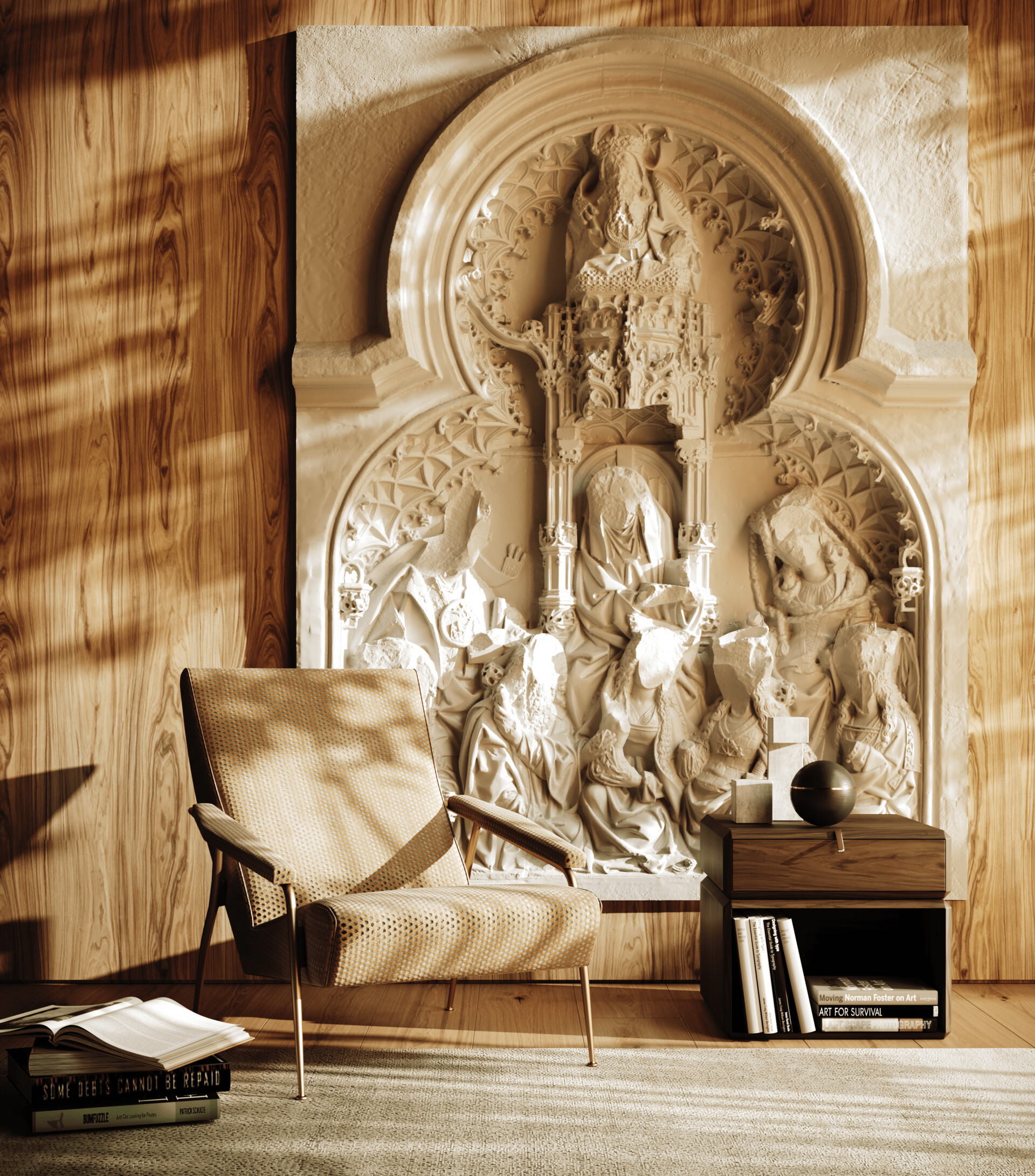 ArtStation - Reading room