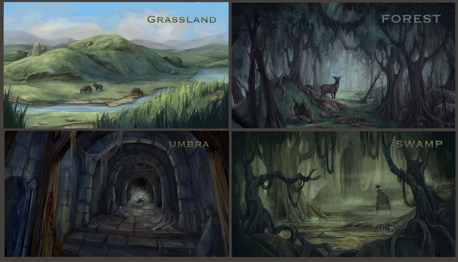 ArtStation - Game Concept: Biomes