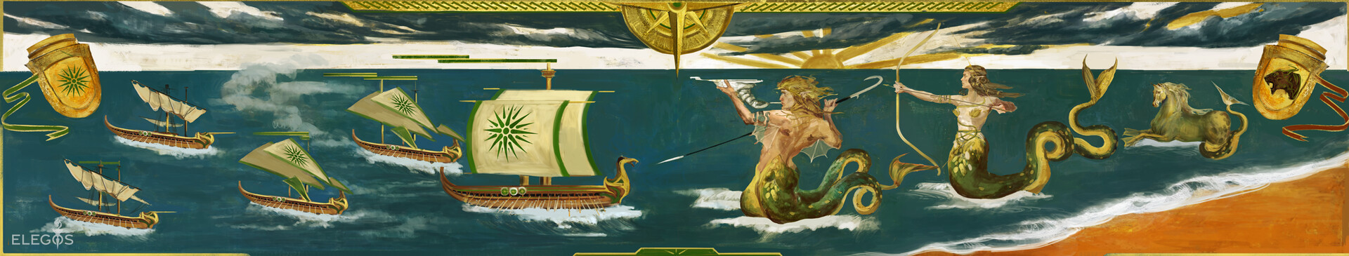 Perpetual Games - Throne Room Murals