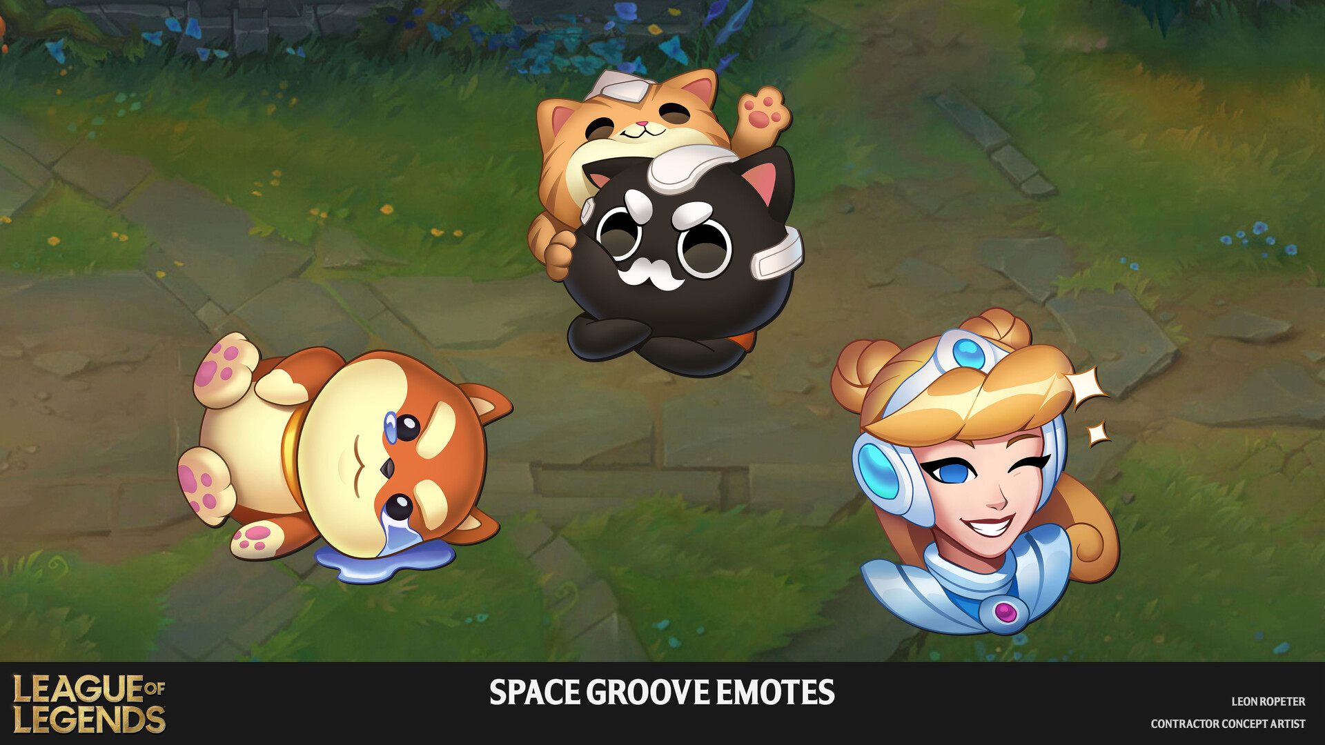 Leon Ropeter - League of Legends - Space Groove & TFT Emotes