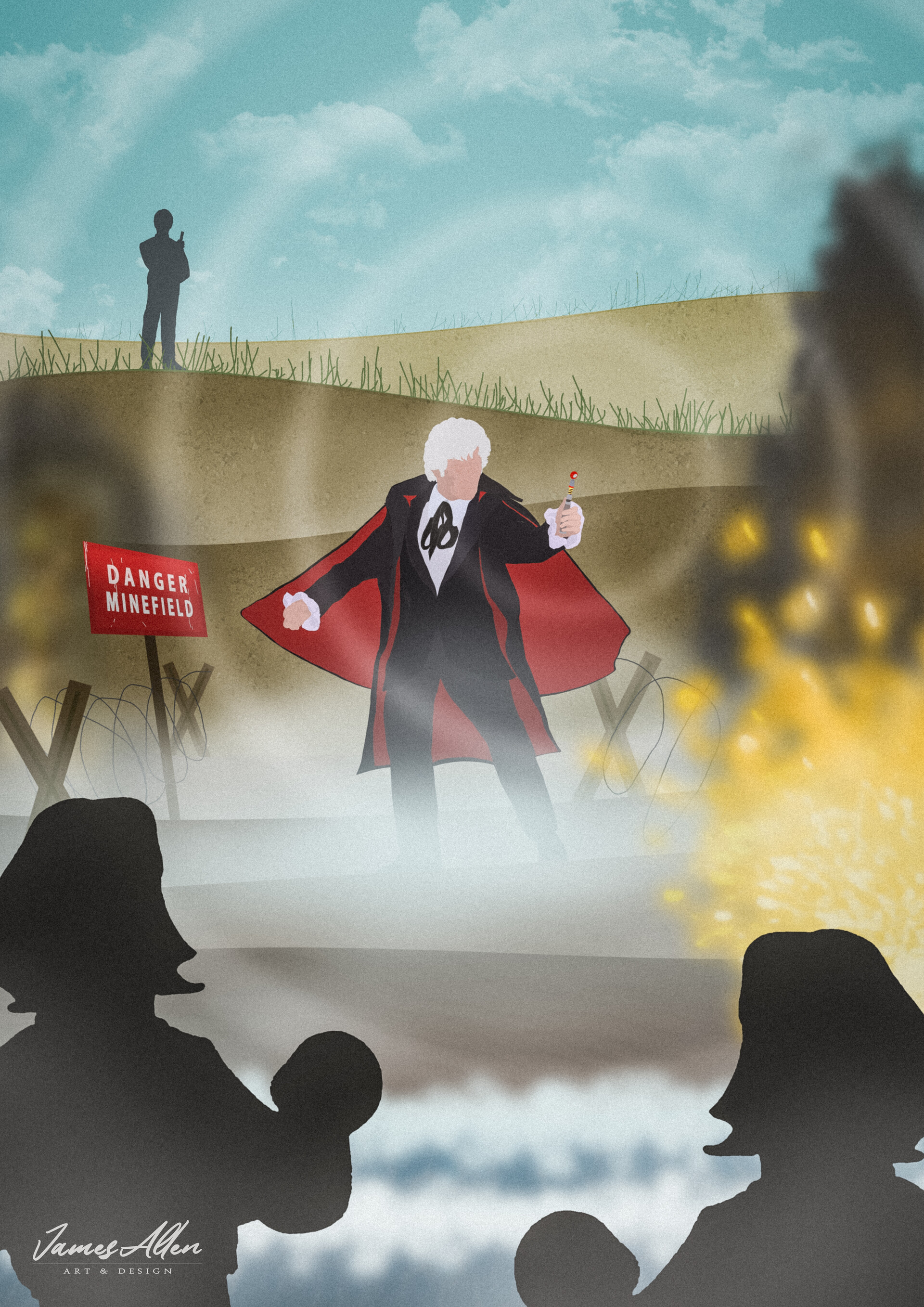 ArtStation - 3rd Doctor Character Poster