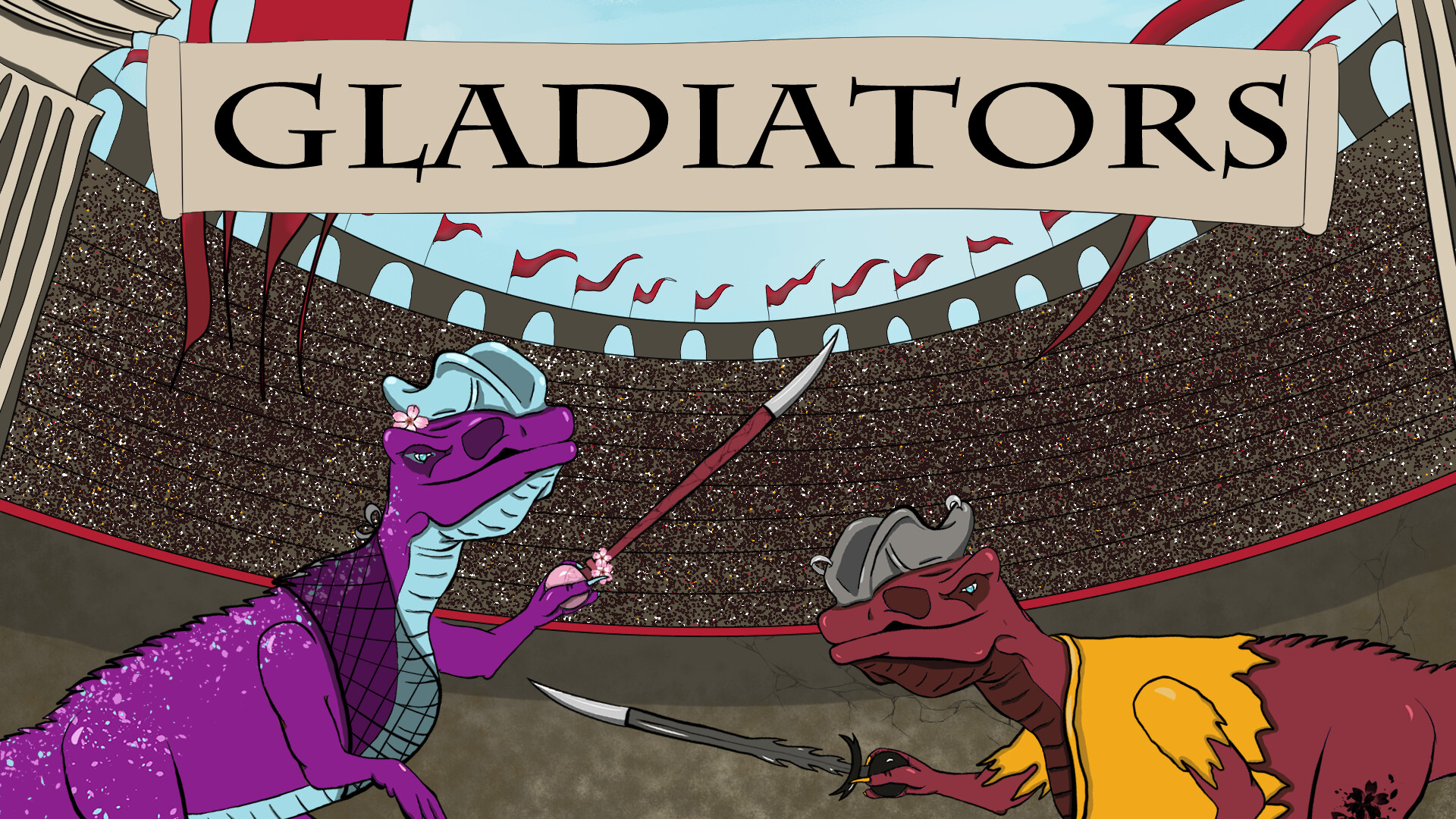 ArtStation - 2D Game - Gladiators