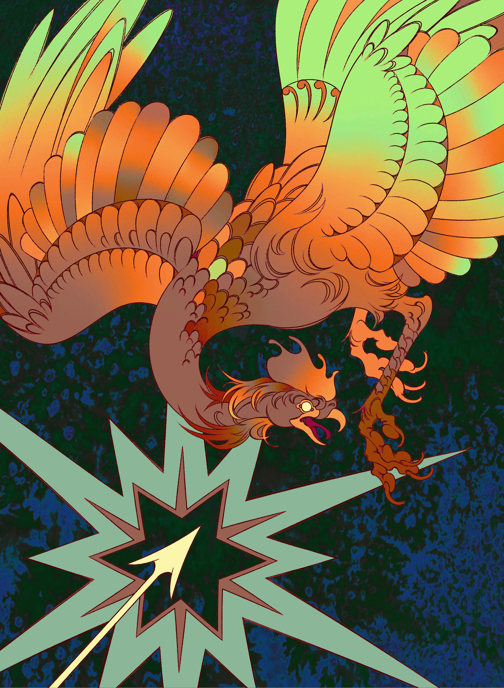 ArtStation - "Golden bird"