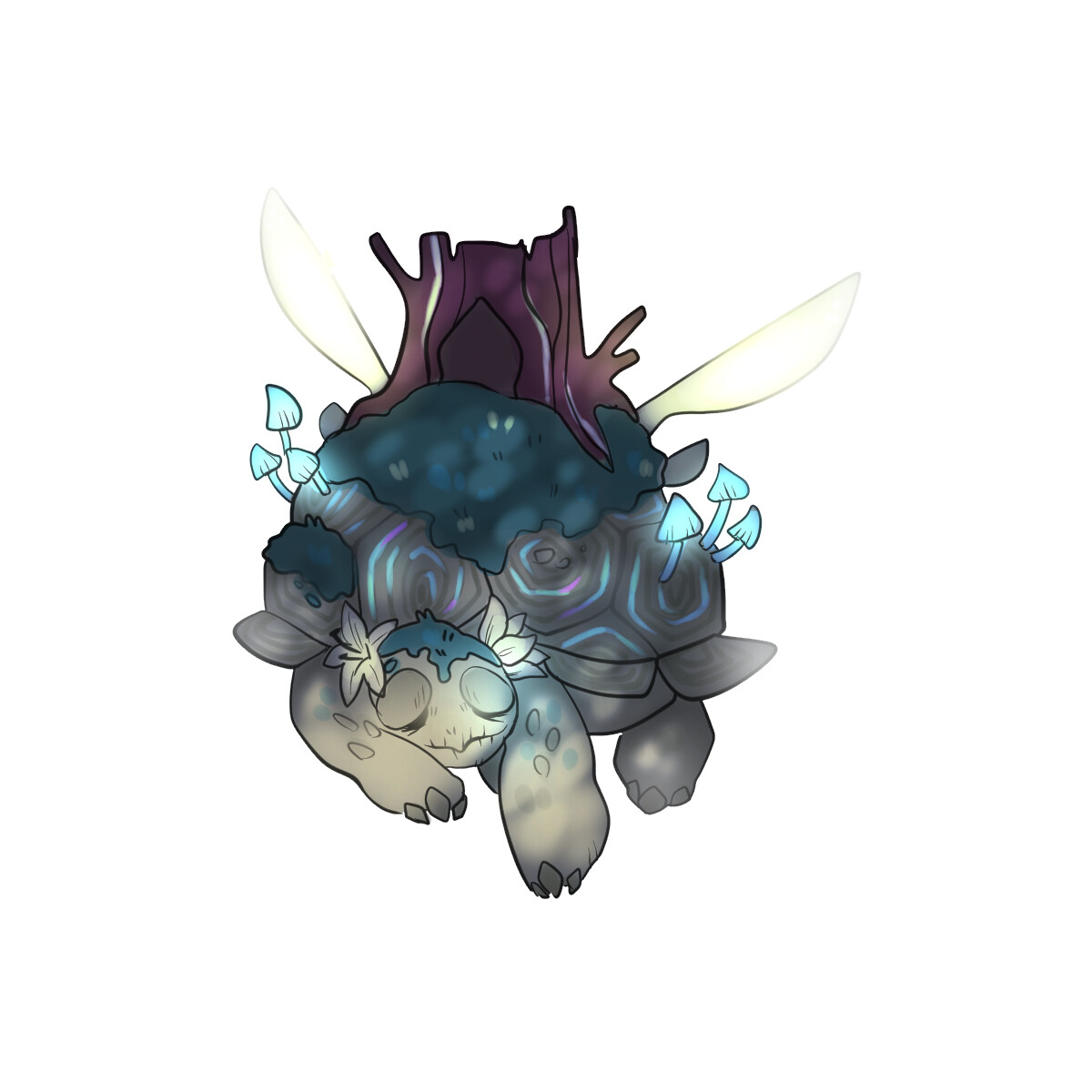 Kayla Hoang - Mystic Tortoise Fairy - Sticker Prompt