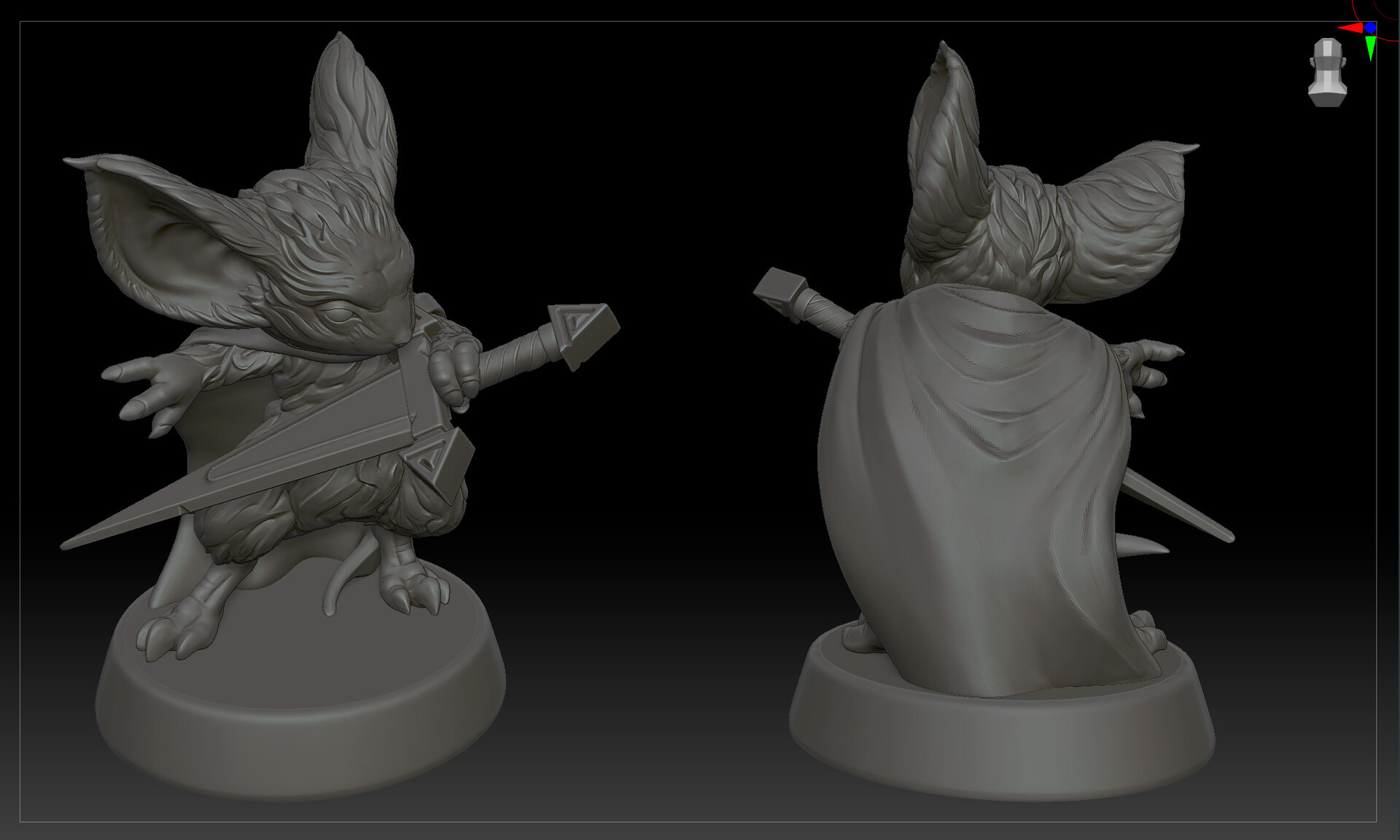 Vasili Kravtsov - Mouse Guard Miniature. Liam.