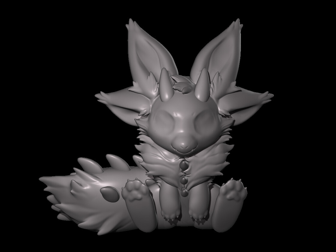 LU ZHANG - Furry 3D model