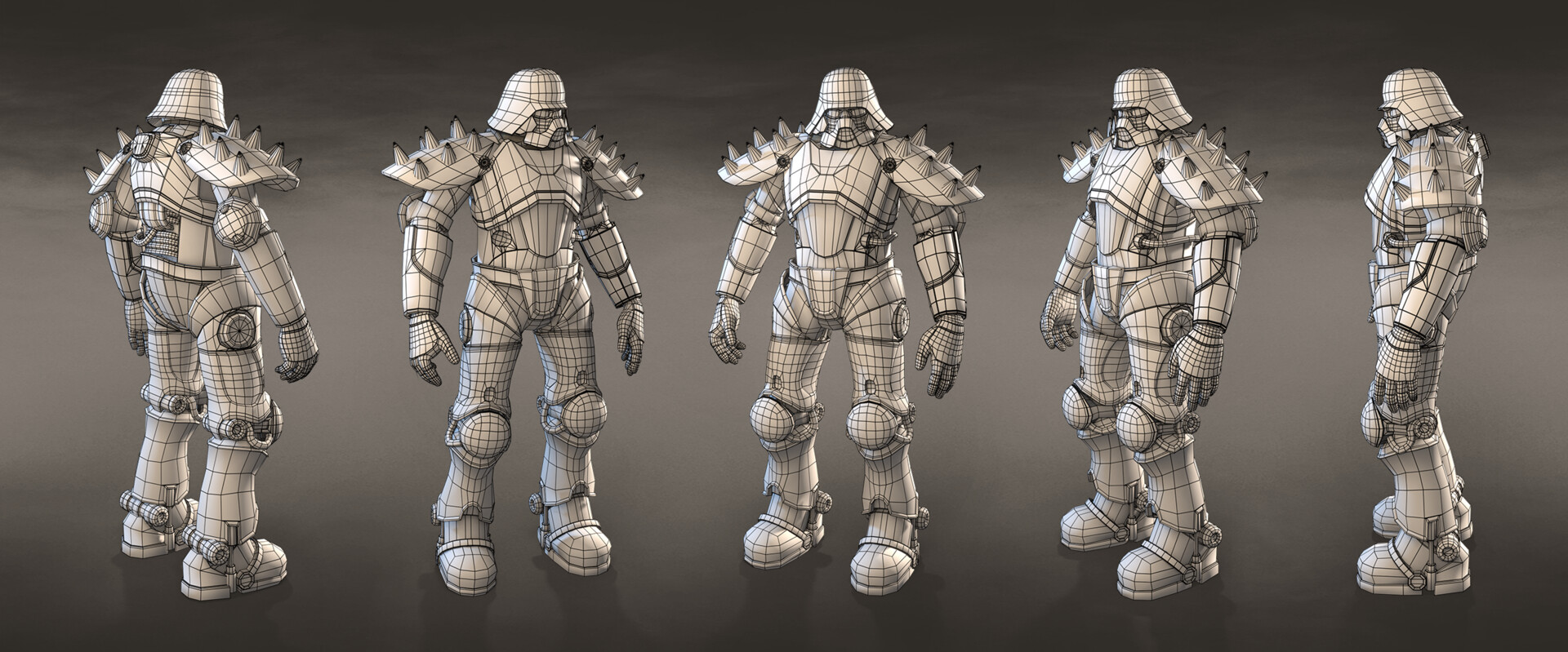 Vladimir Pesic - UnderRail Spiked Steel Armor Fan Art