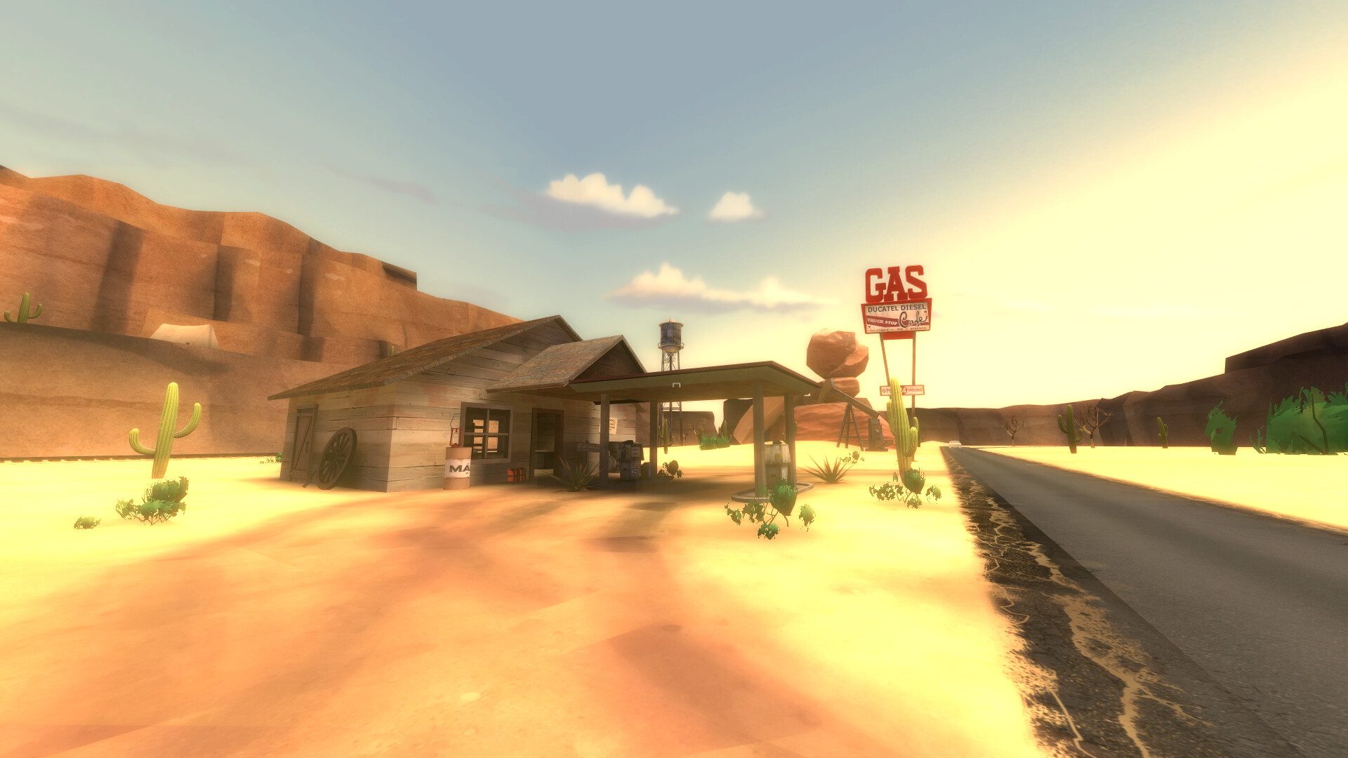 Noa Martin - Gas Station Concept | Source Engine 1 (Early 2021)