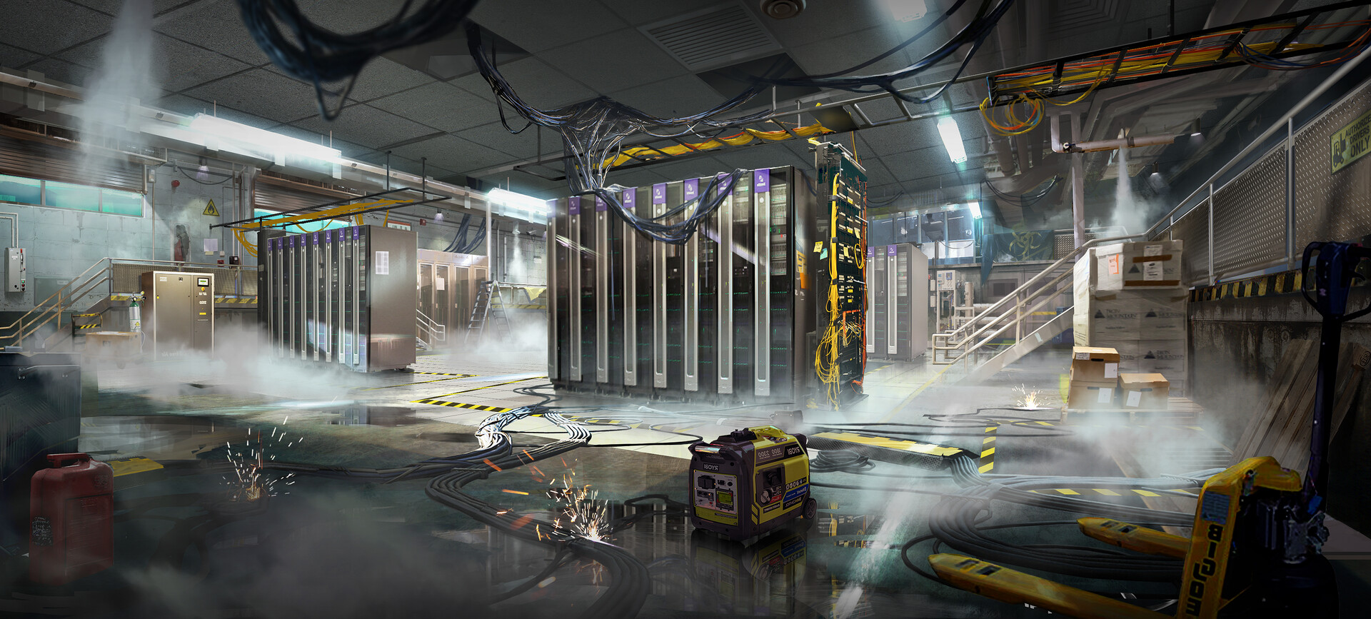ArtStation - Server room