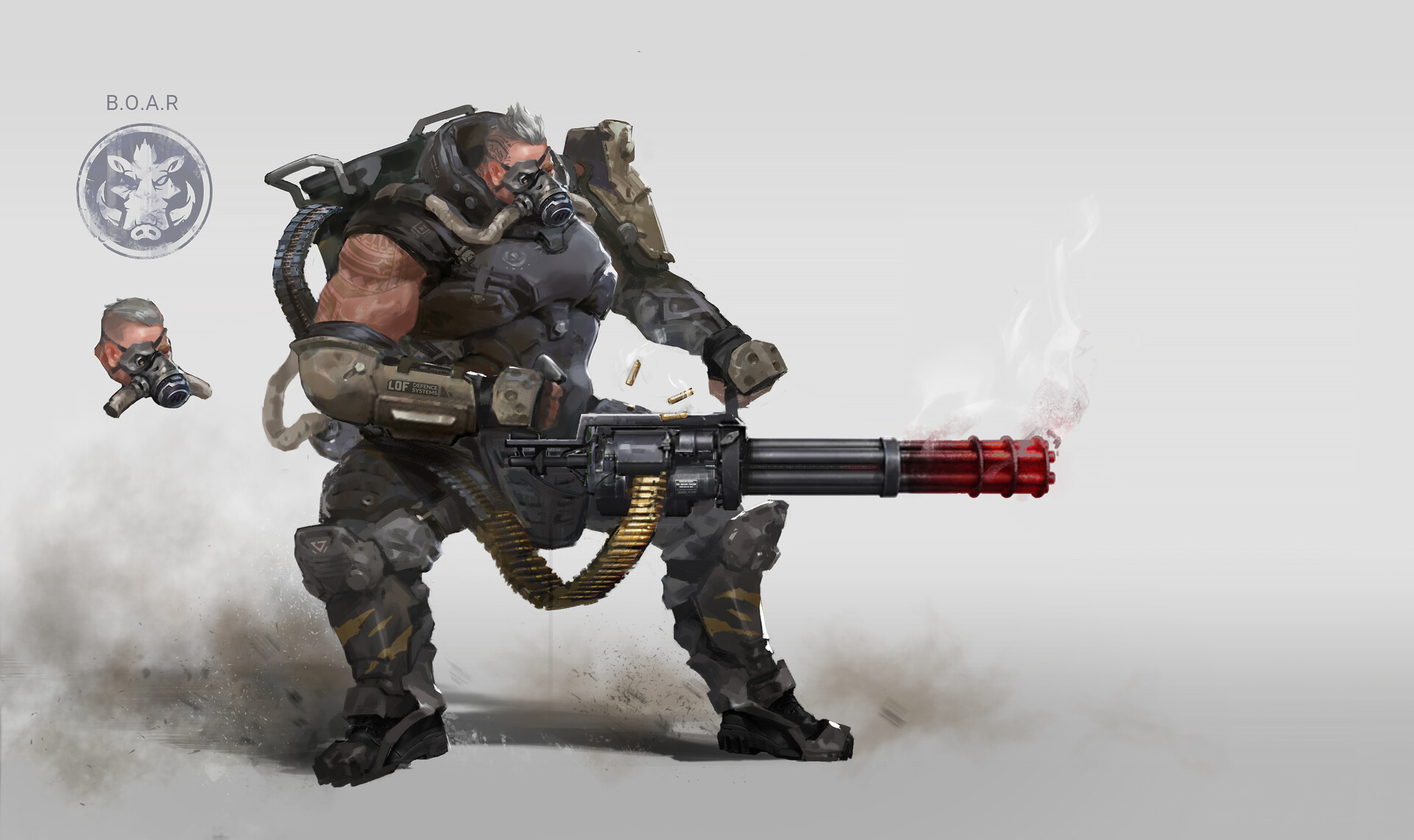 ArtStation - Machine Gun B.O.A.R