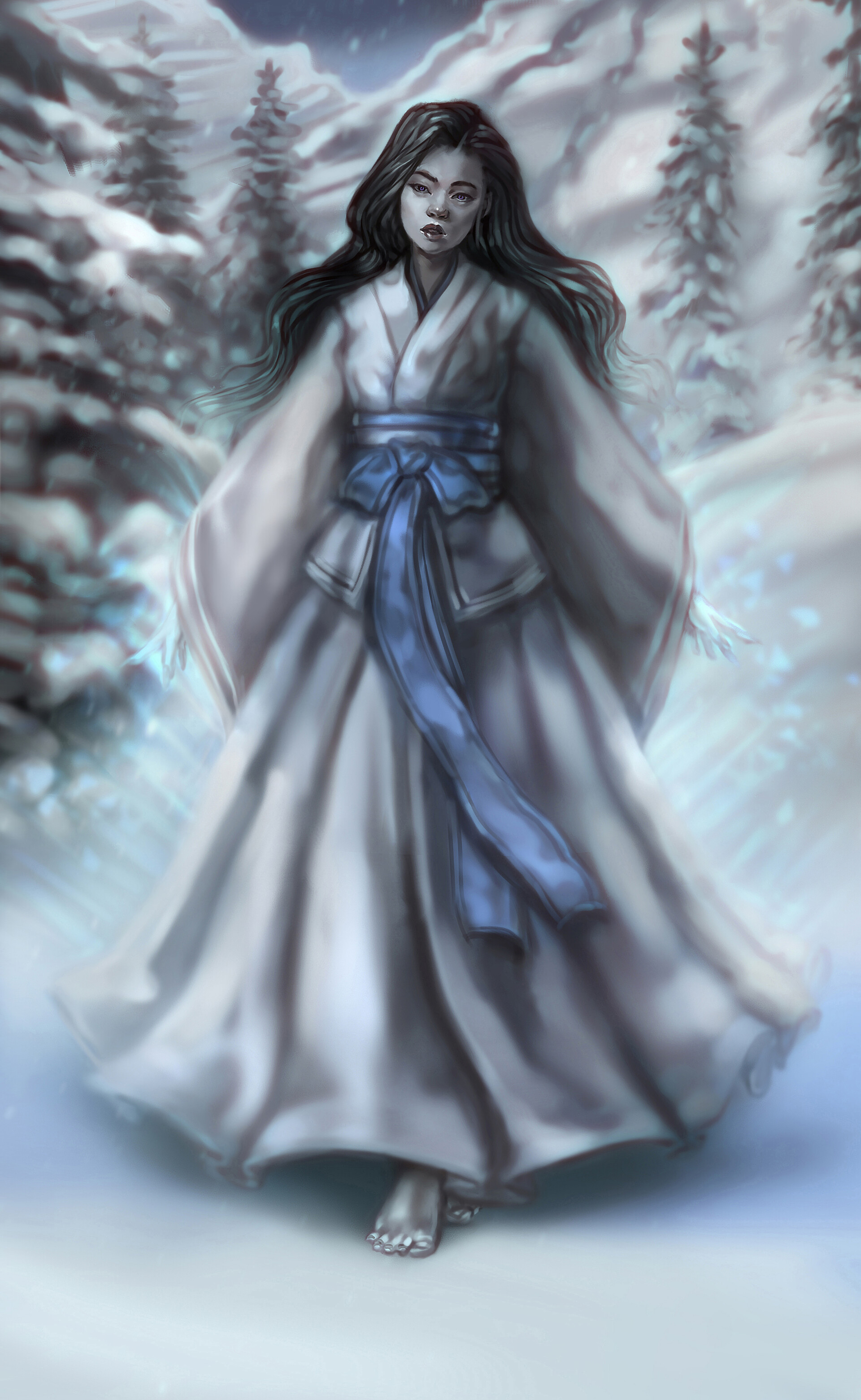 Artstation Yuki Onna