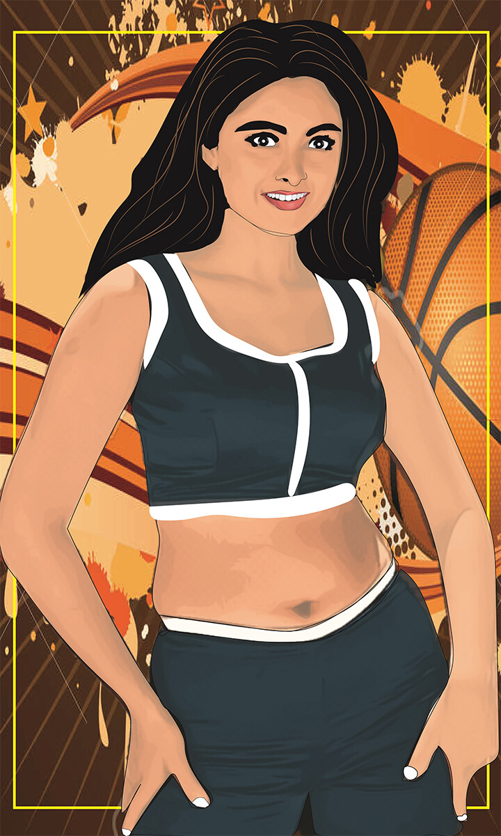 ArtStation - Simran The Cheer Lady