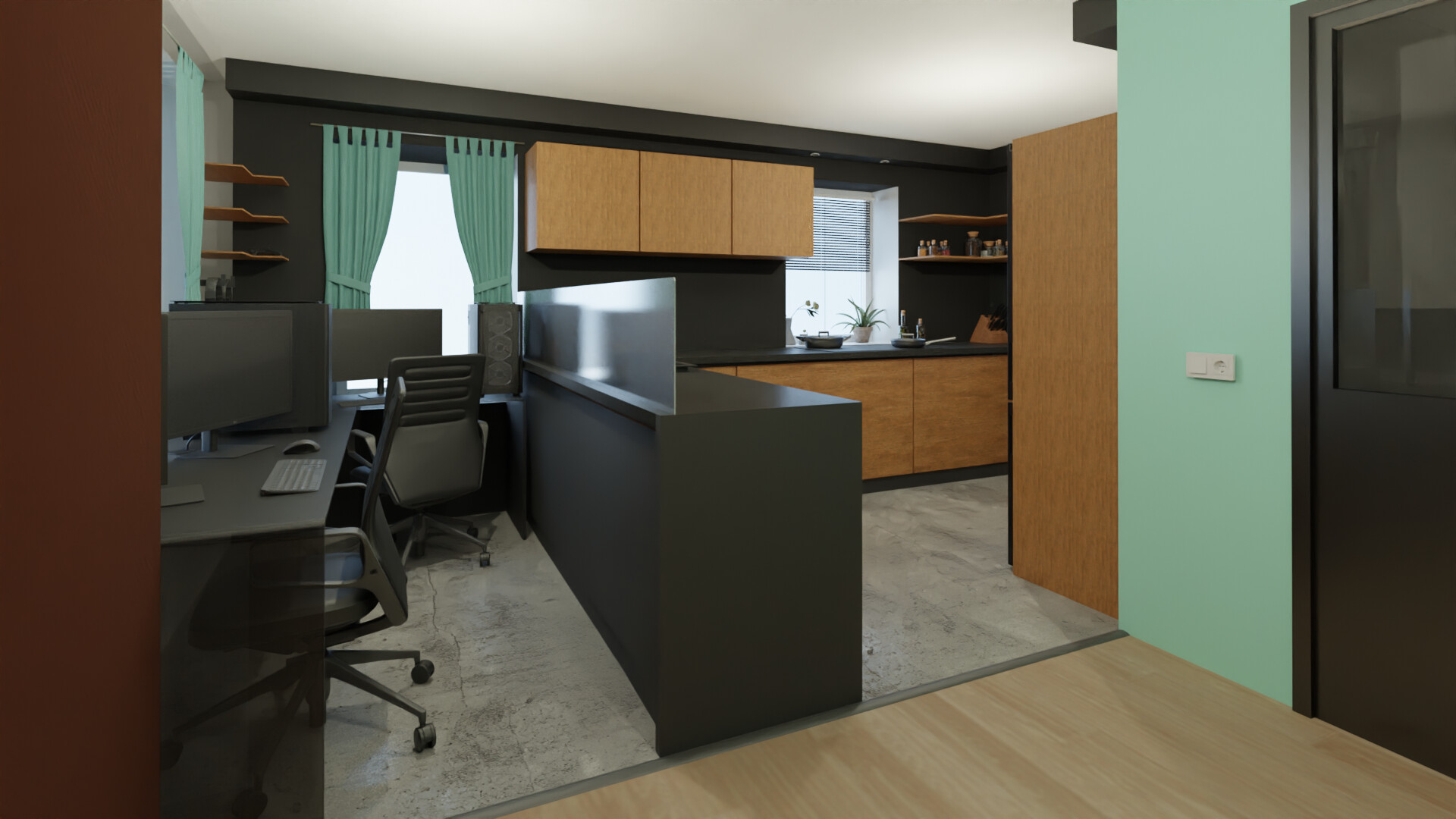 ArtStation - 3D visualisation - Kitchen