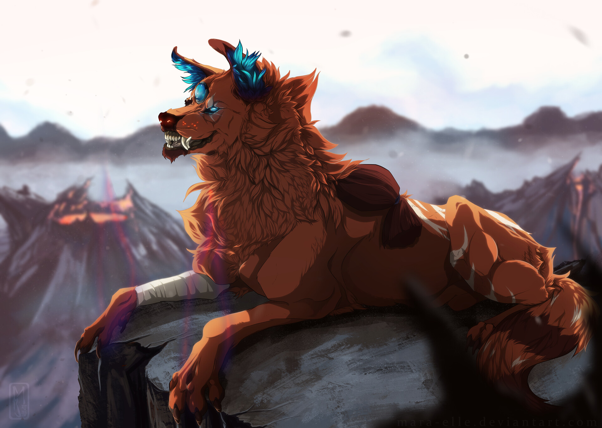 fictional wolves deviantart