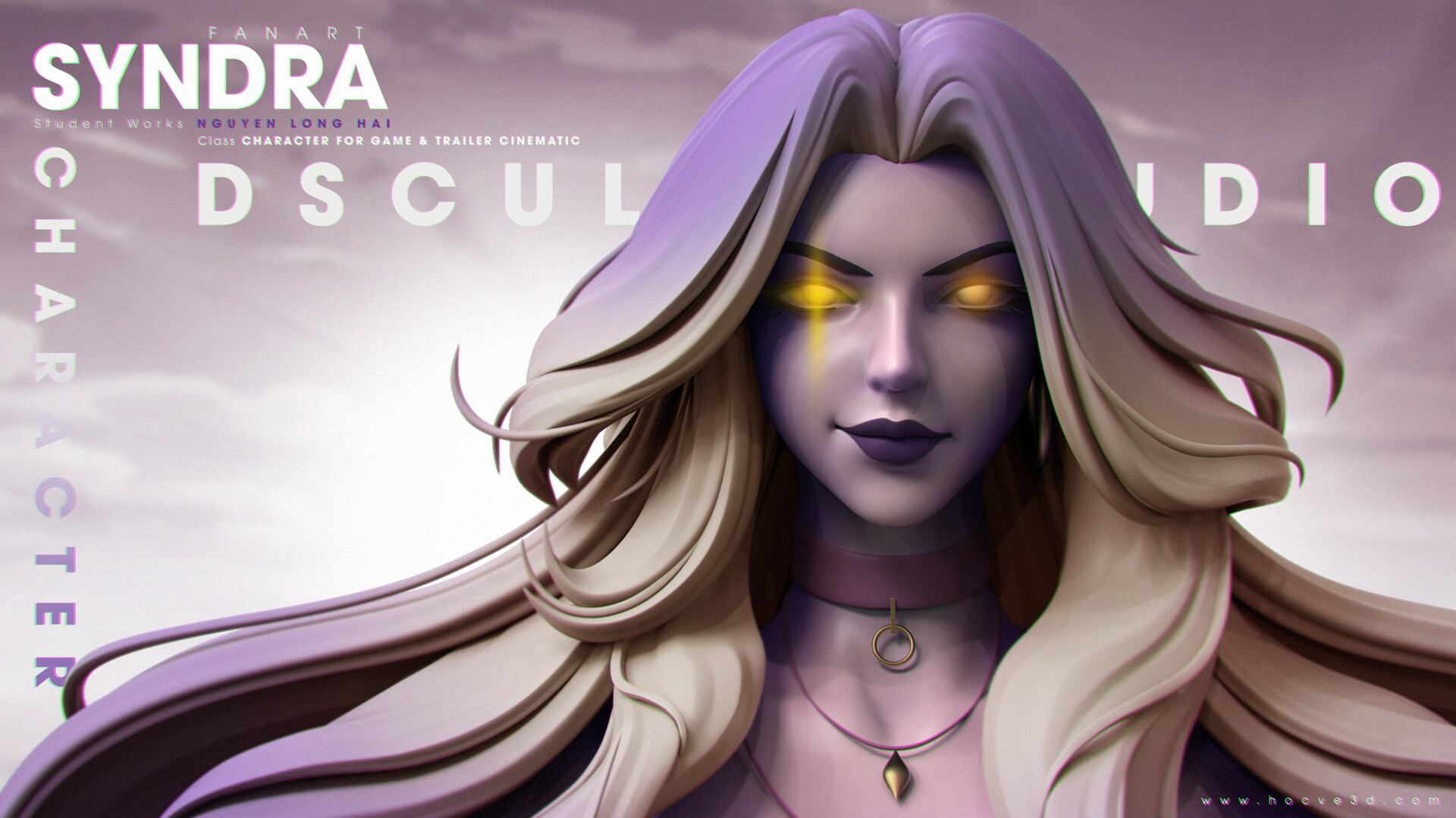 ArtStation - Syndra - Head Sculpting.