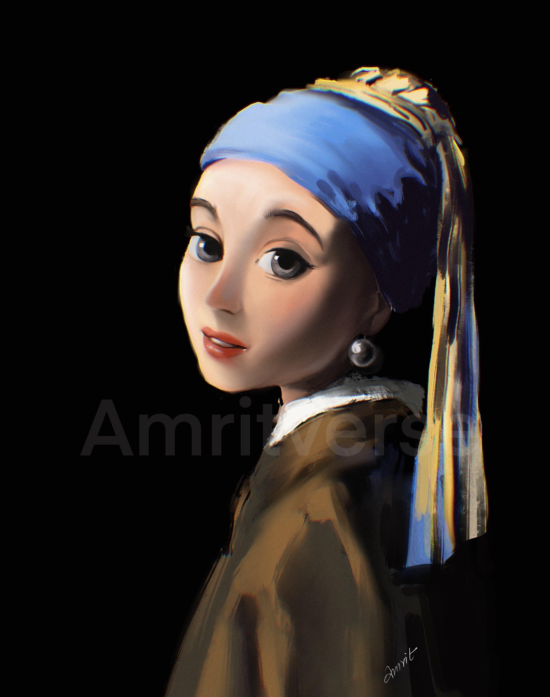ArtStation - girl_with_pearl_earring