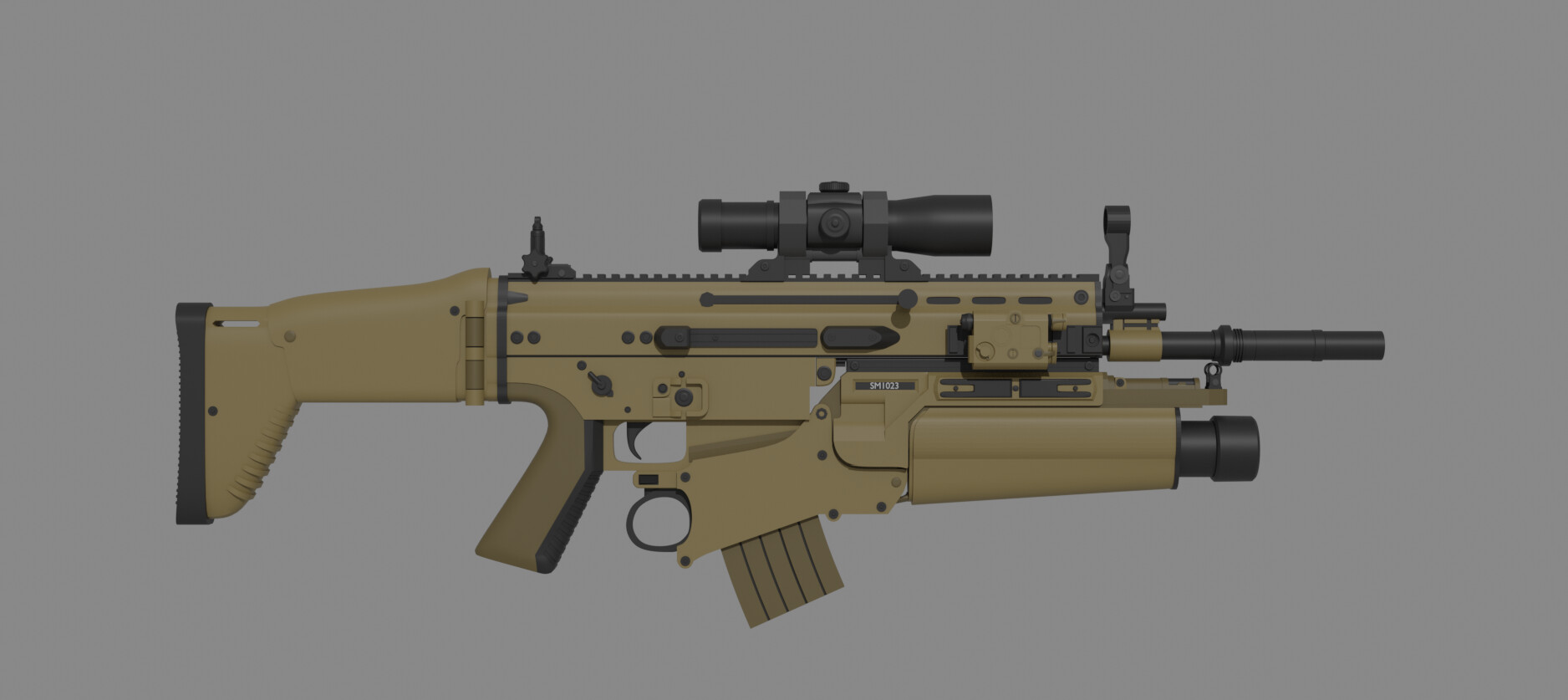 Christopher Bruce - FN SCAR-H (Re-design)