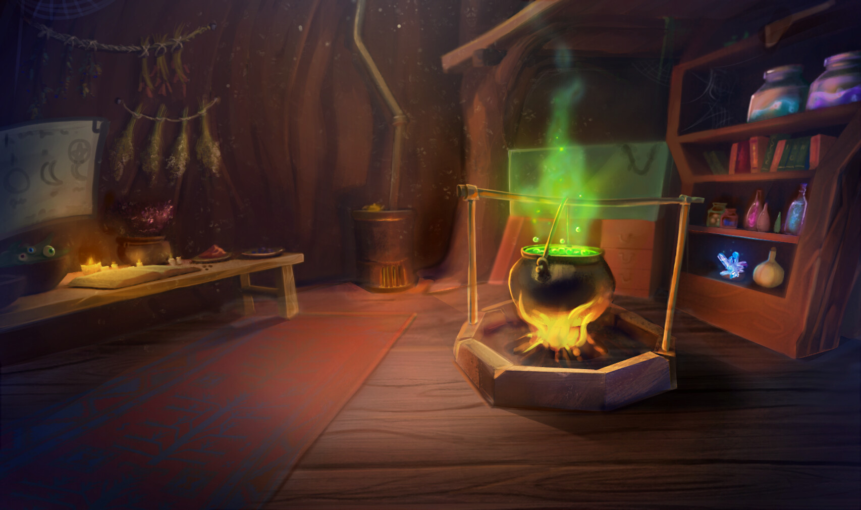 ArtStation - Swamp Alchemist's Shack