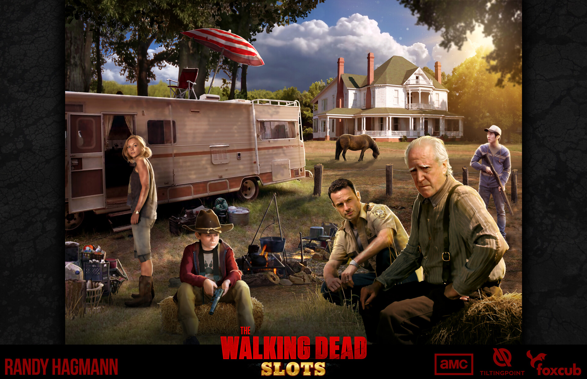 Randy Hagmann - The Walking Dead Slots (Illustrations)