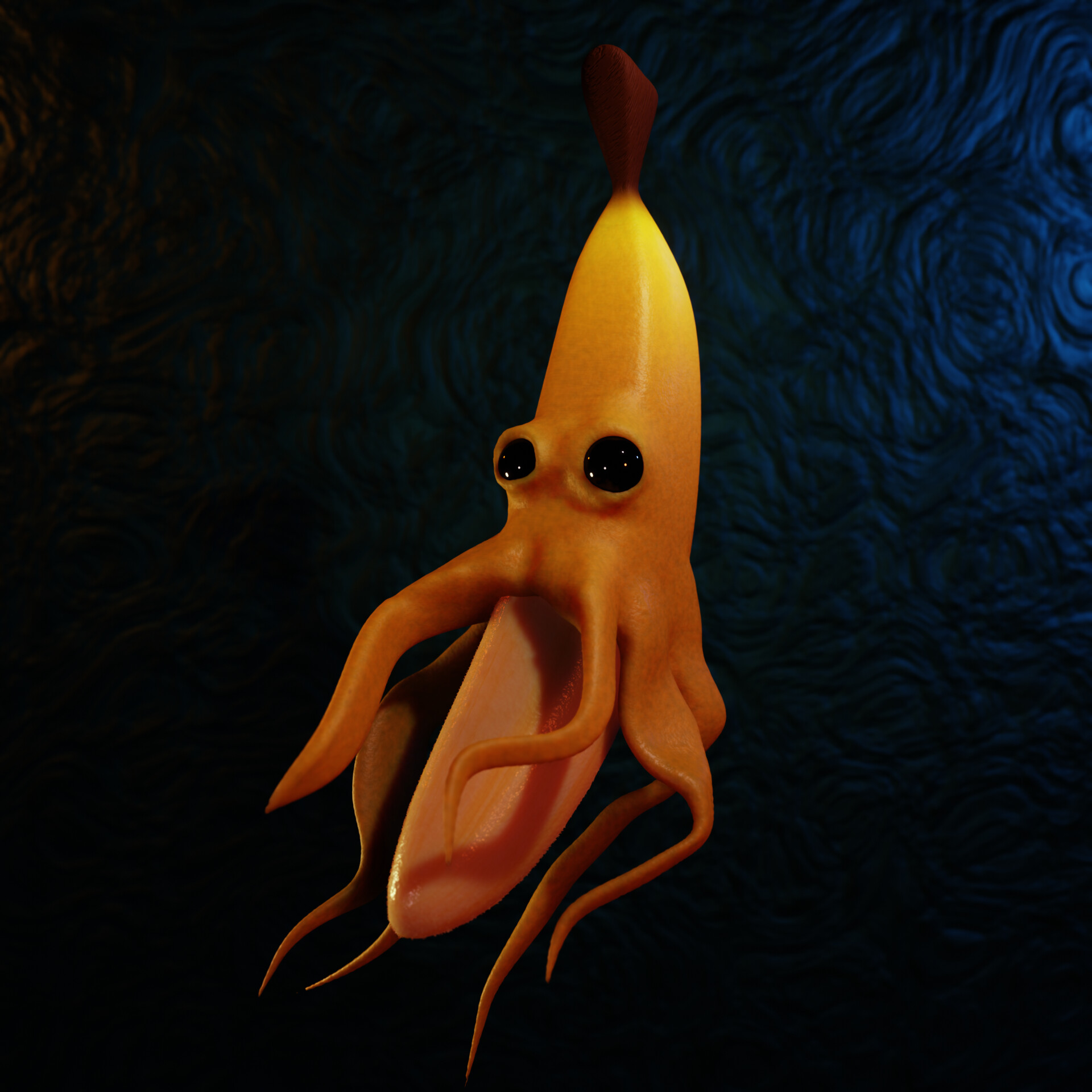 ArtStation - Banana Squid