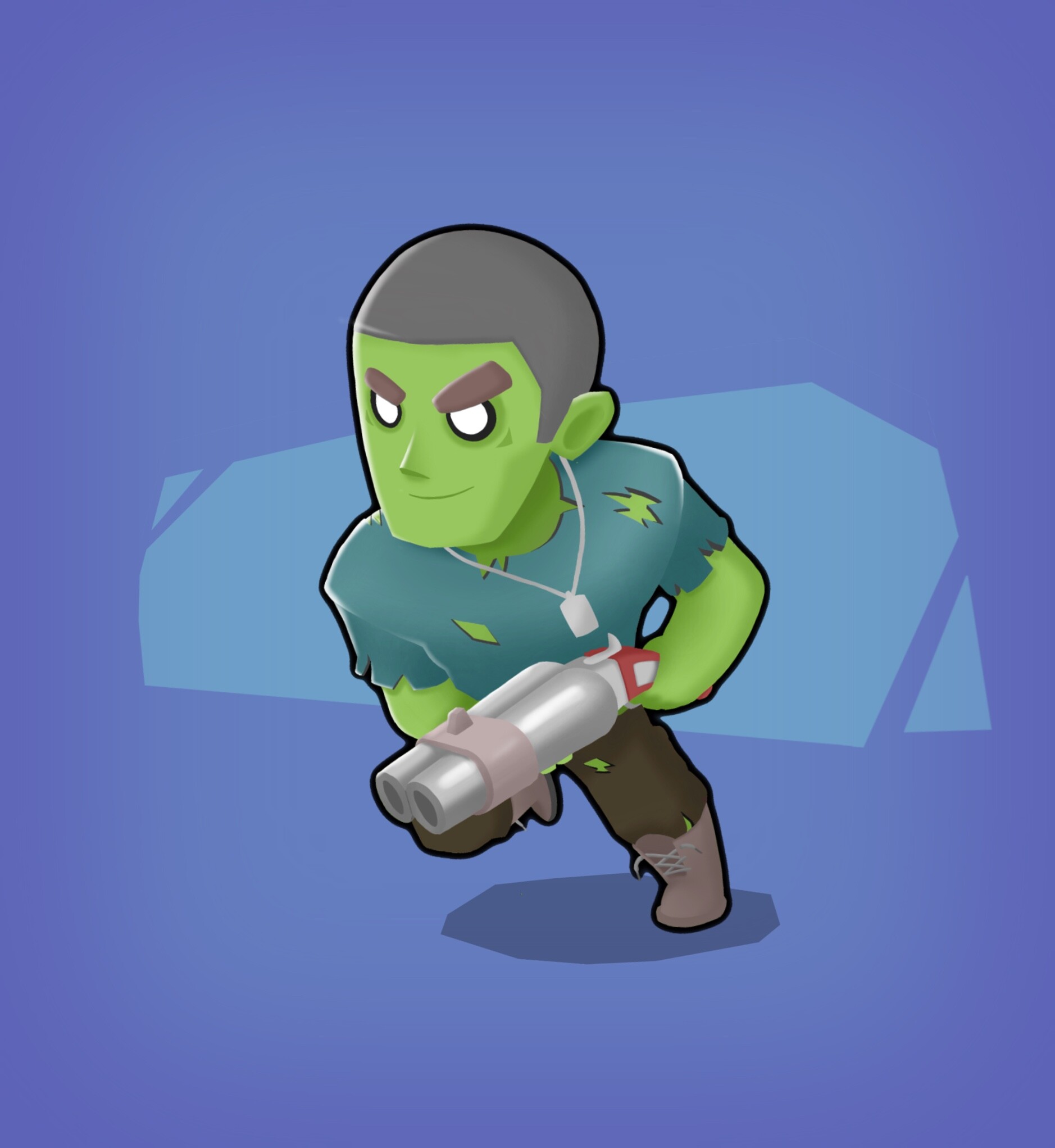 ArtStation - Stylized zombie man