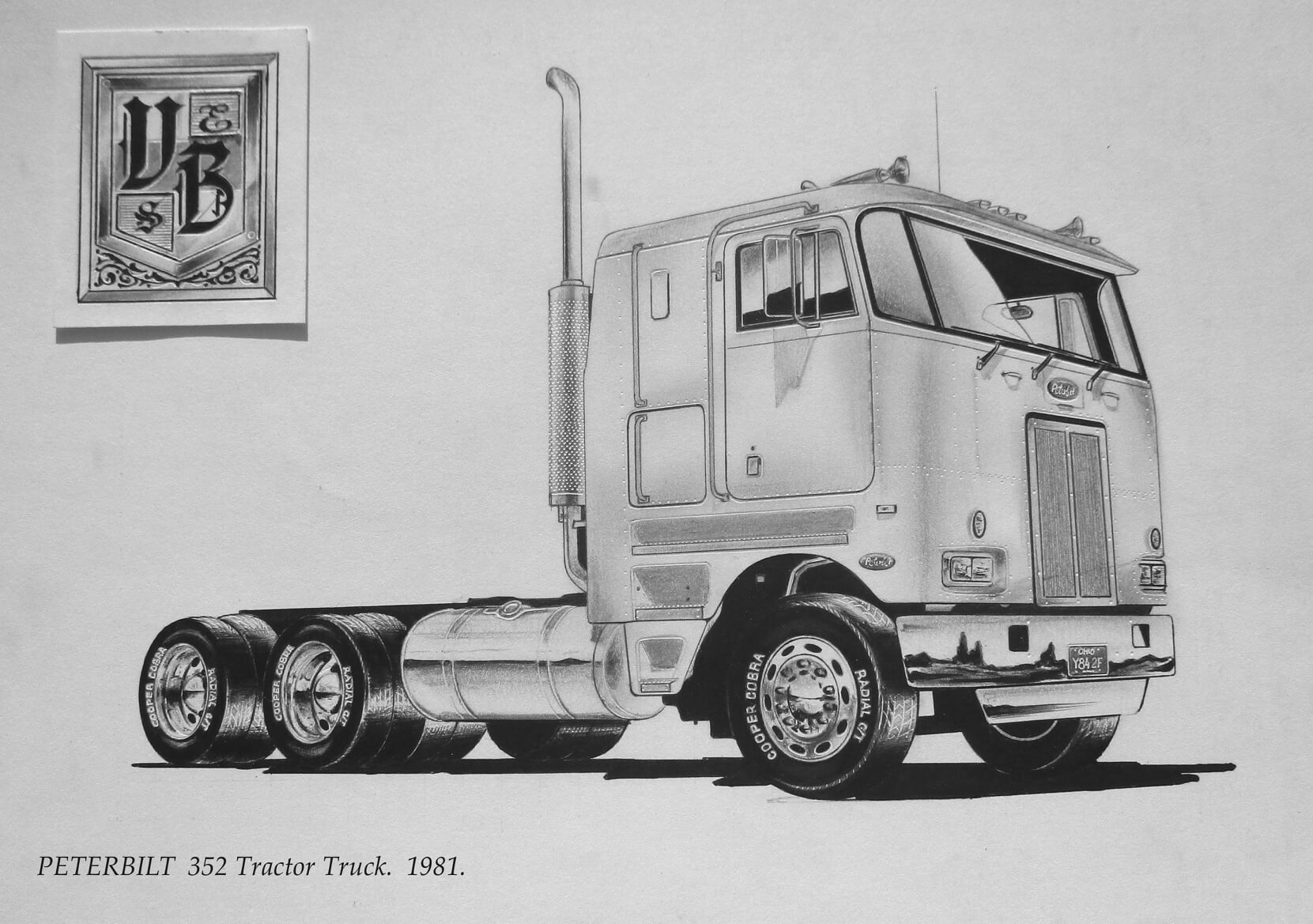 ArtStation - Peterbilt 352 Tractor Truck 1981.