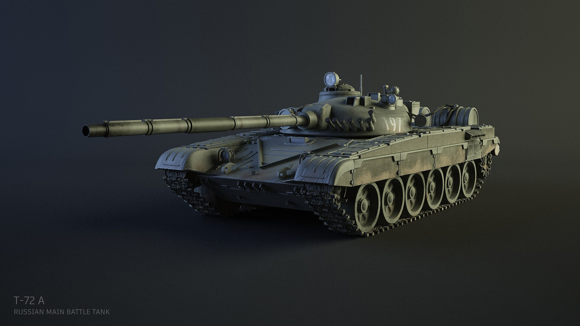ArtStation - T-72A Russian Main Battle Tank