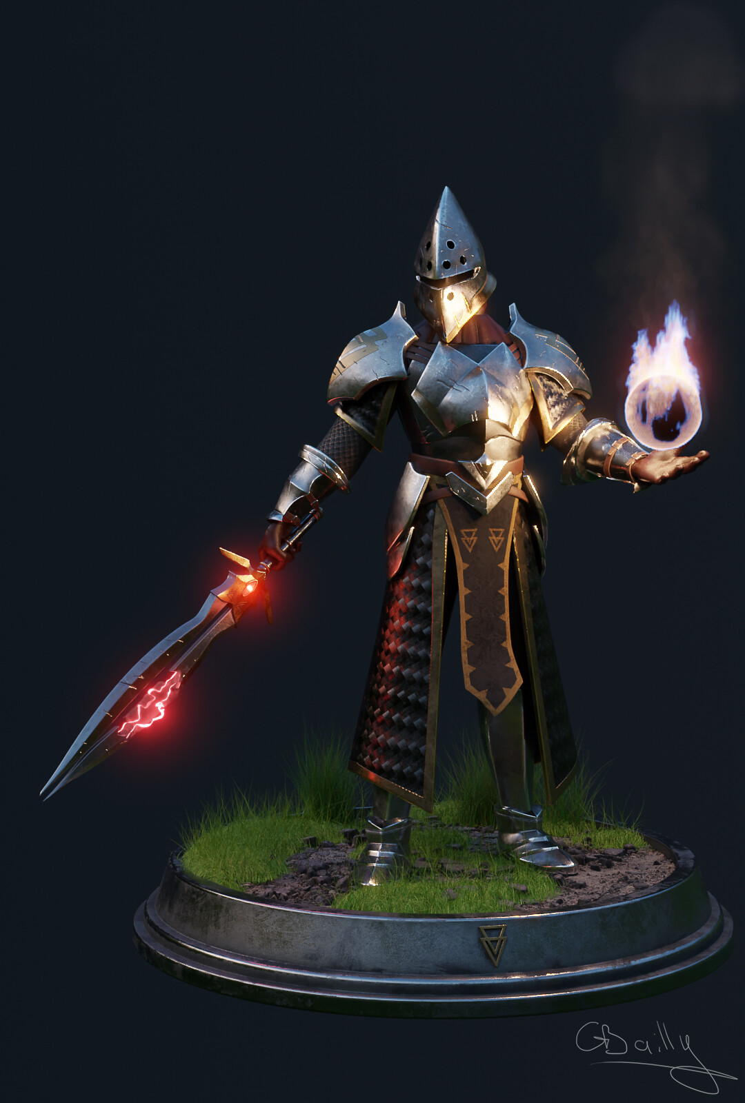 ArtStation - Magician Knight