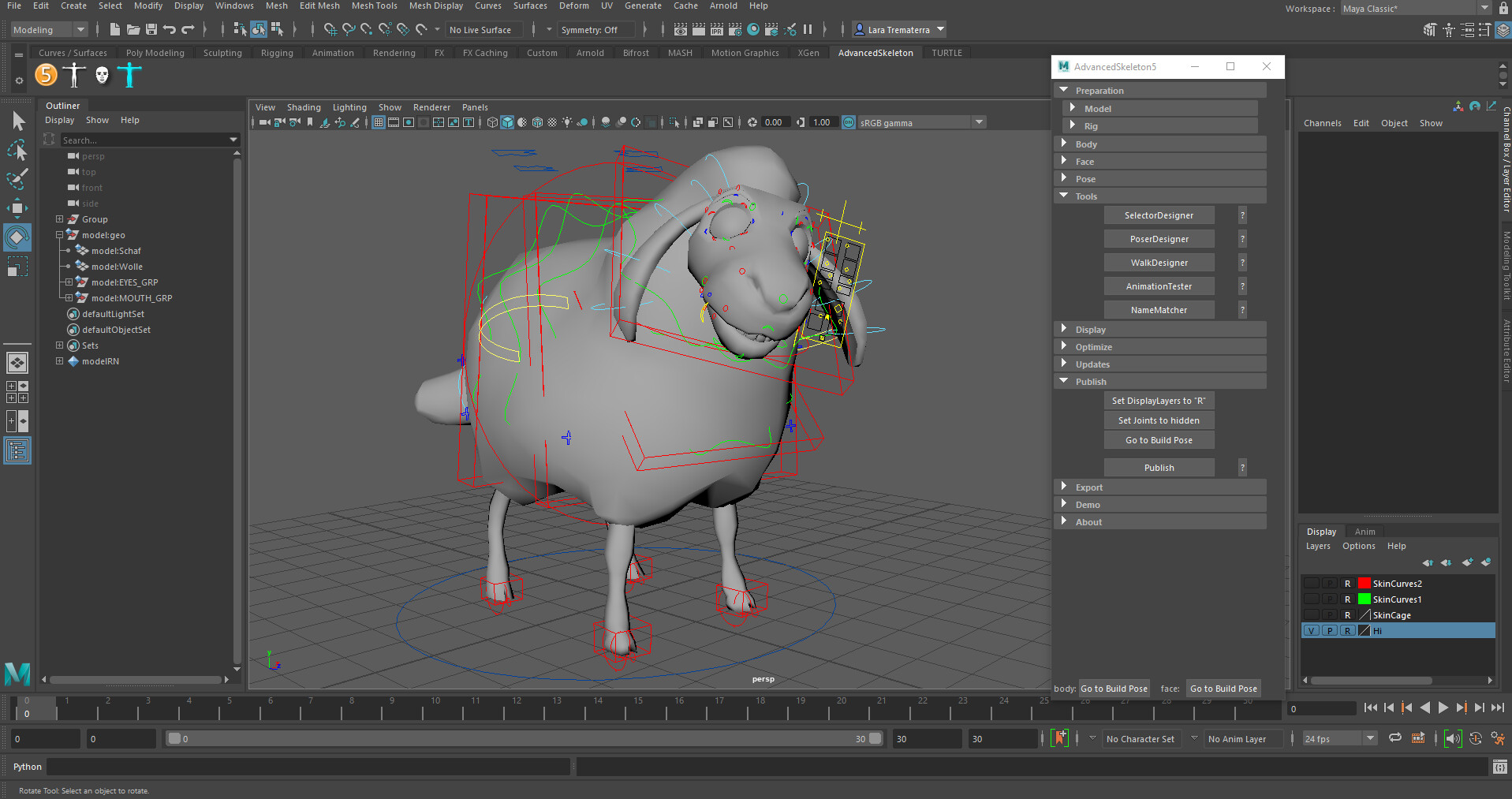 ArtStation - Rig with AS - Sheep