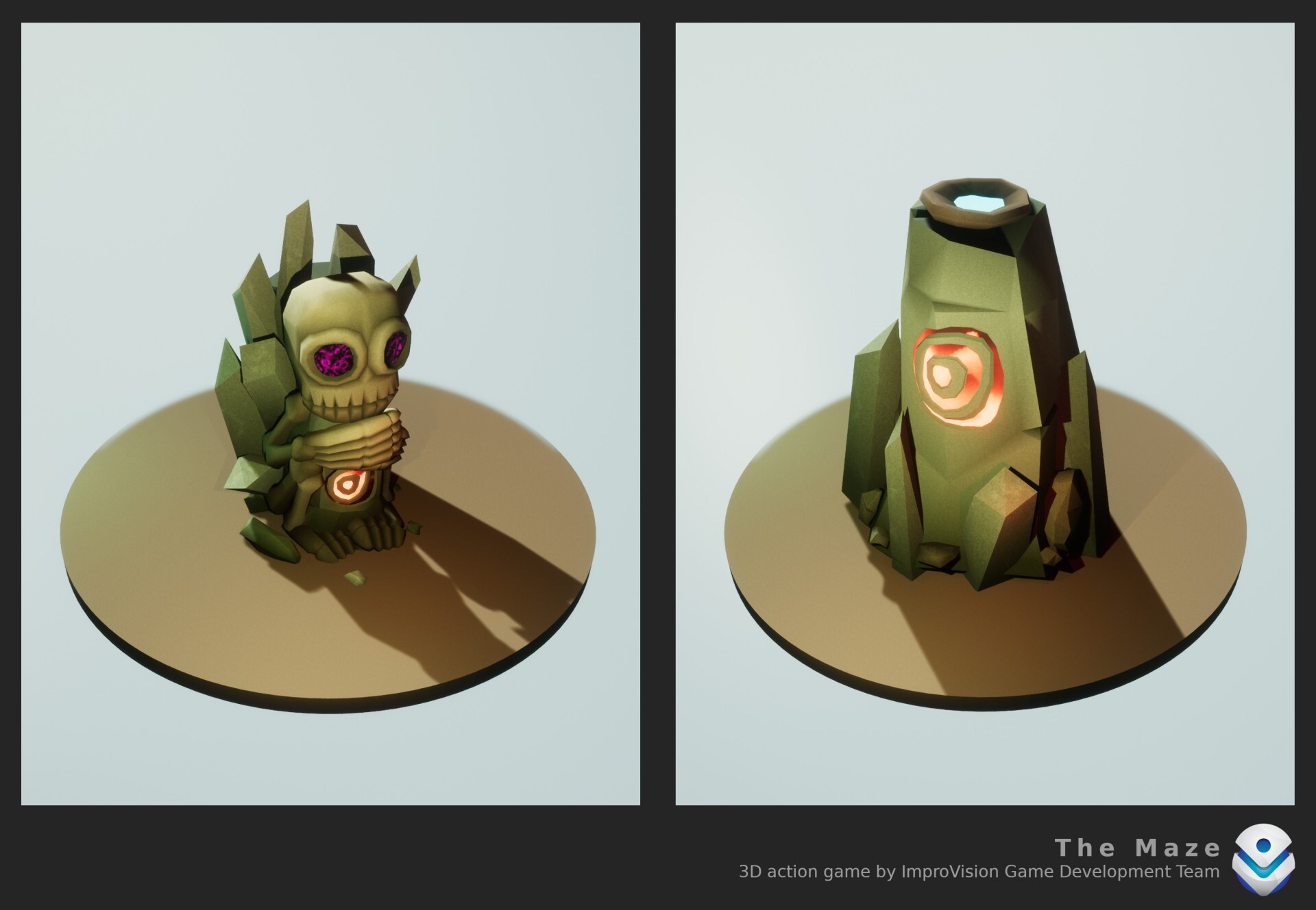 Odyssey and RedCrow 3D Art - The Maze