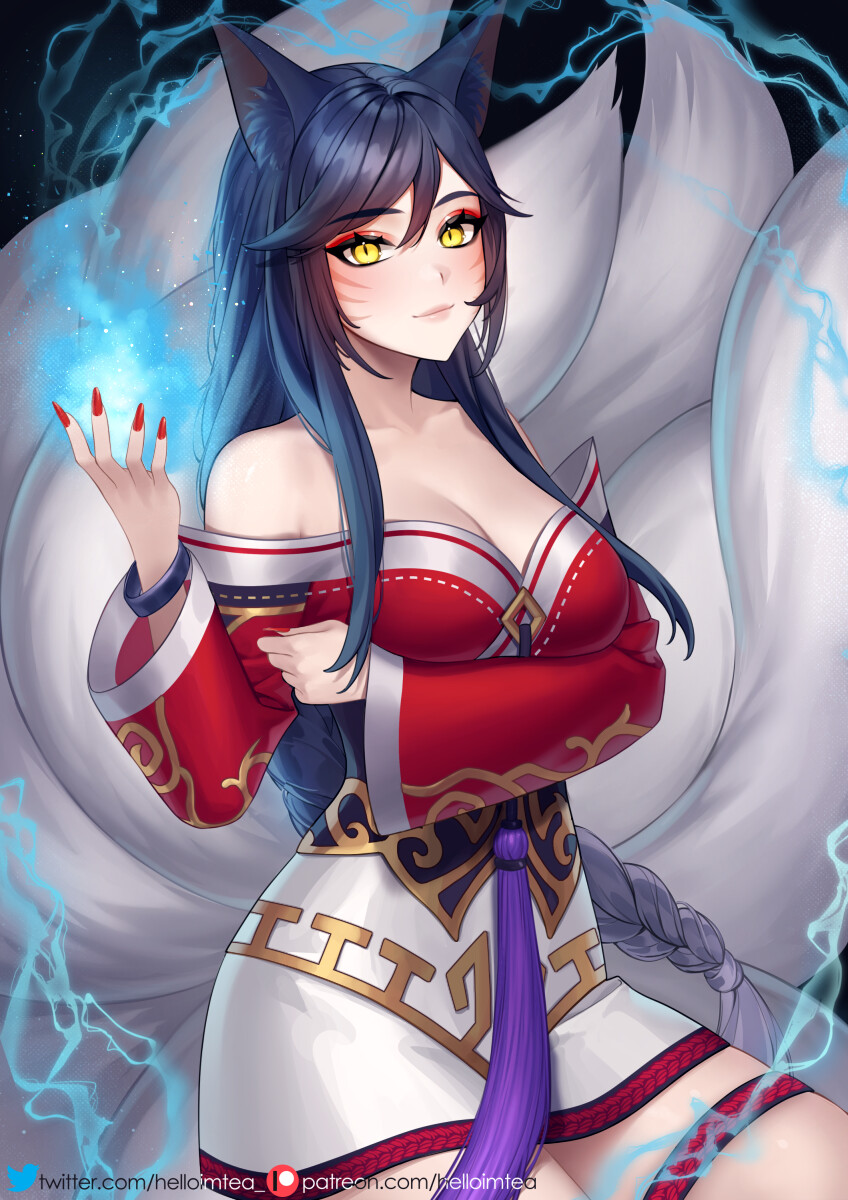 ArtStation - Ahri (League of Legends\LoL)