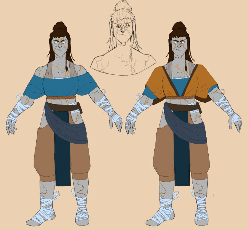 Ellie Chapman - (Dungeons and Dragons) Character Design - Voly the Giant