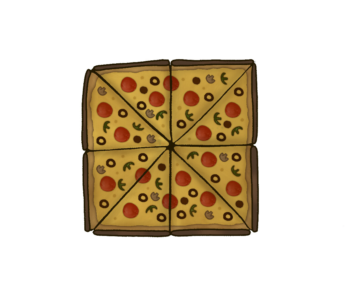 ArtStation - Square Pizza