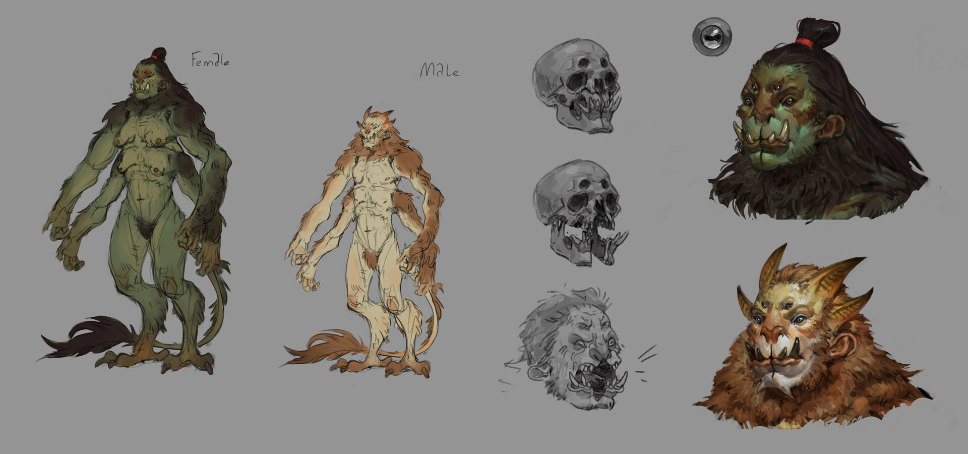 ArtStation - Orc concept art