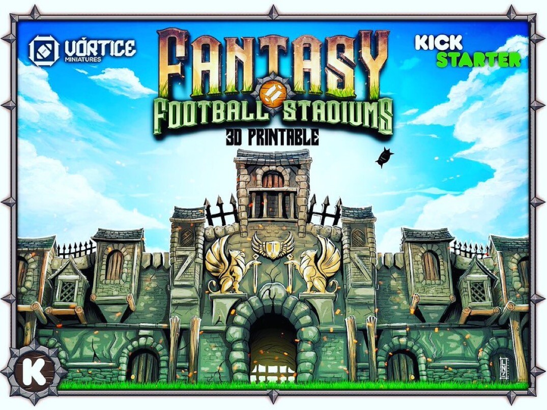 ArtStation - Fantasy Football Stadiums 3D Printable