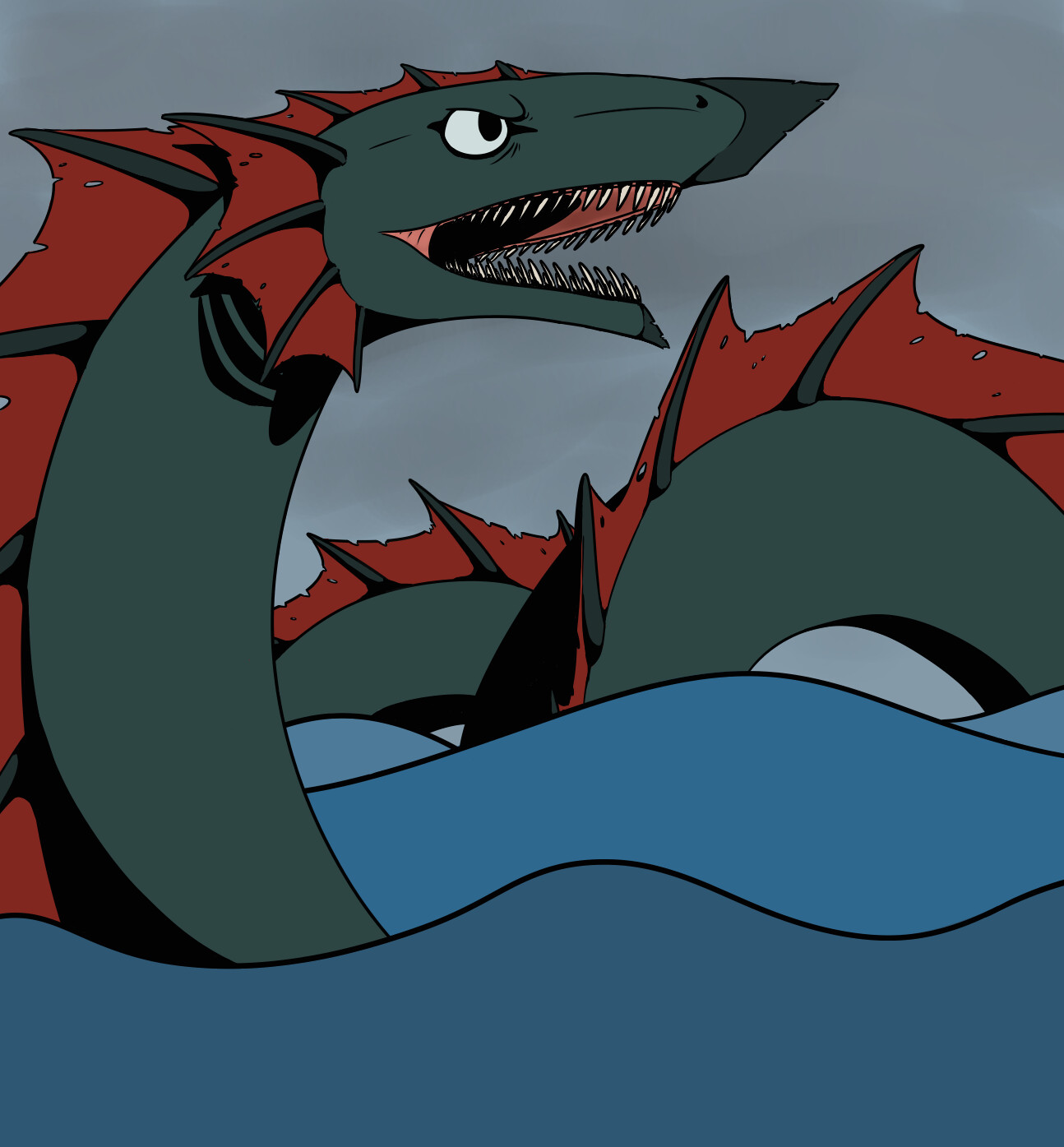 ArtStation - Sea Serpent